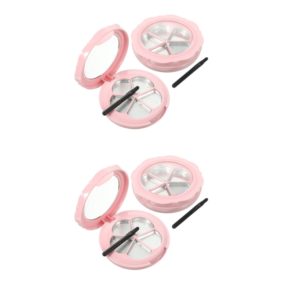 4 Sets Nail Palette Blusher Lipstick Box Empty Eyeshadow Tray Make Up ...