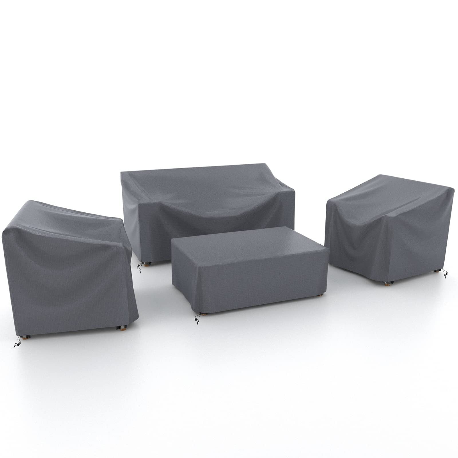 STARTWO 4 Sets Of 420D Waterproof Garden Furniture Sets, Windproof, Durable, Fade Resistant, And ...