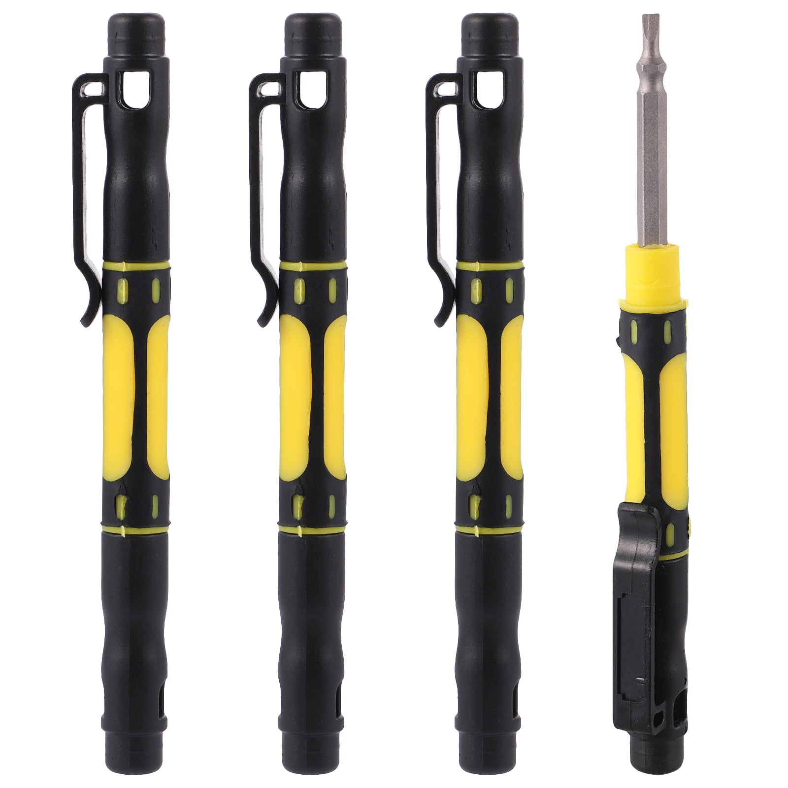 Premium Steel 4 in 1 Pocket Screwdriver for Repairing with Non Slip ...