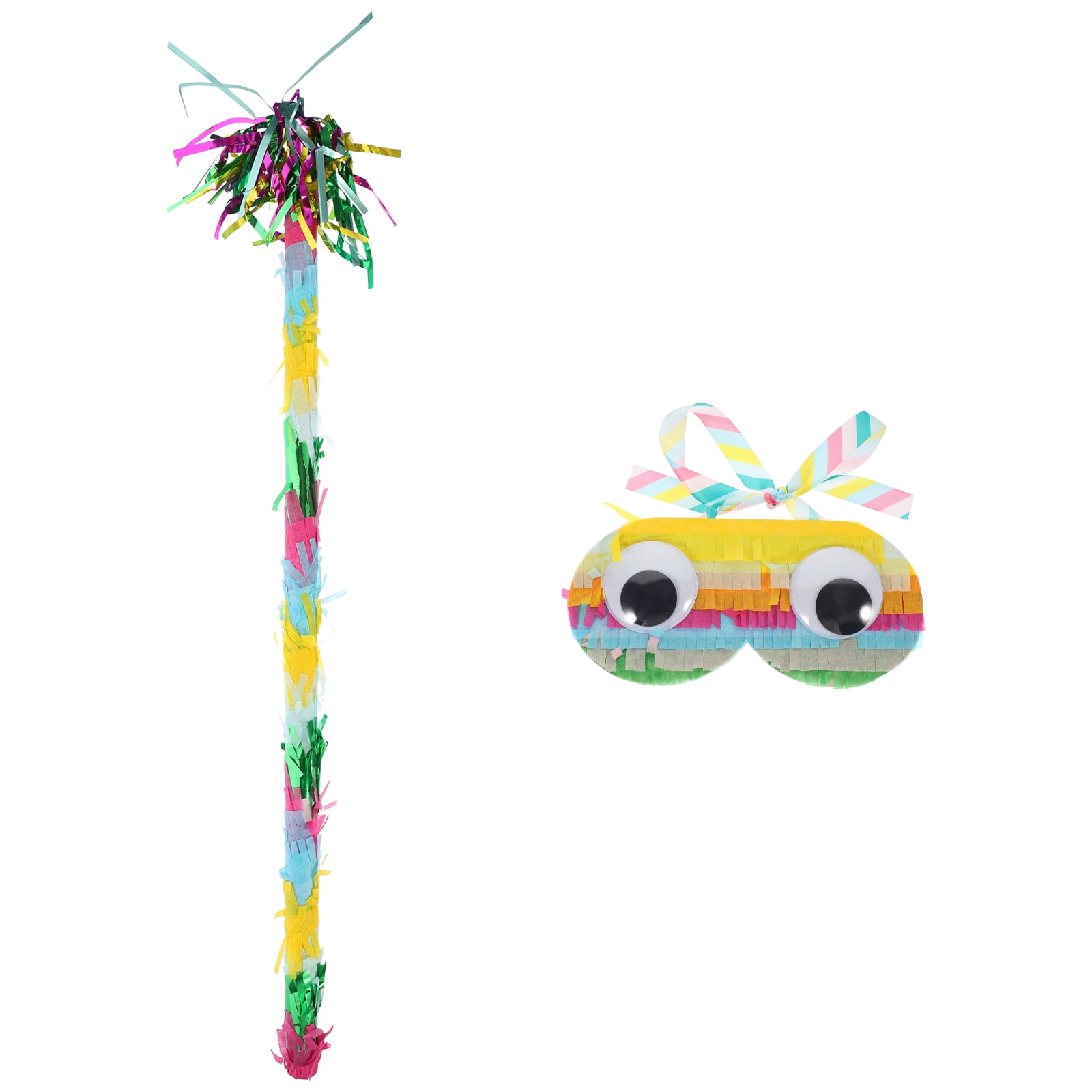 4 Sets Pinata Stick and Blindfold Prop Decoration Child - Walmart.com
