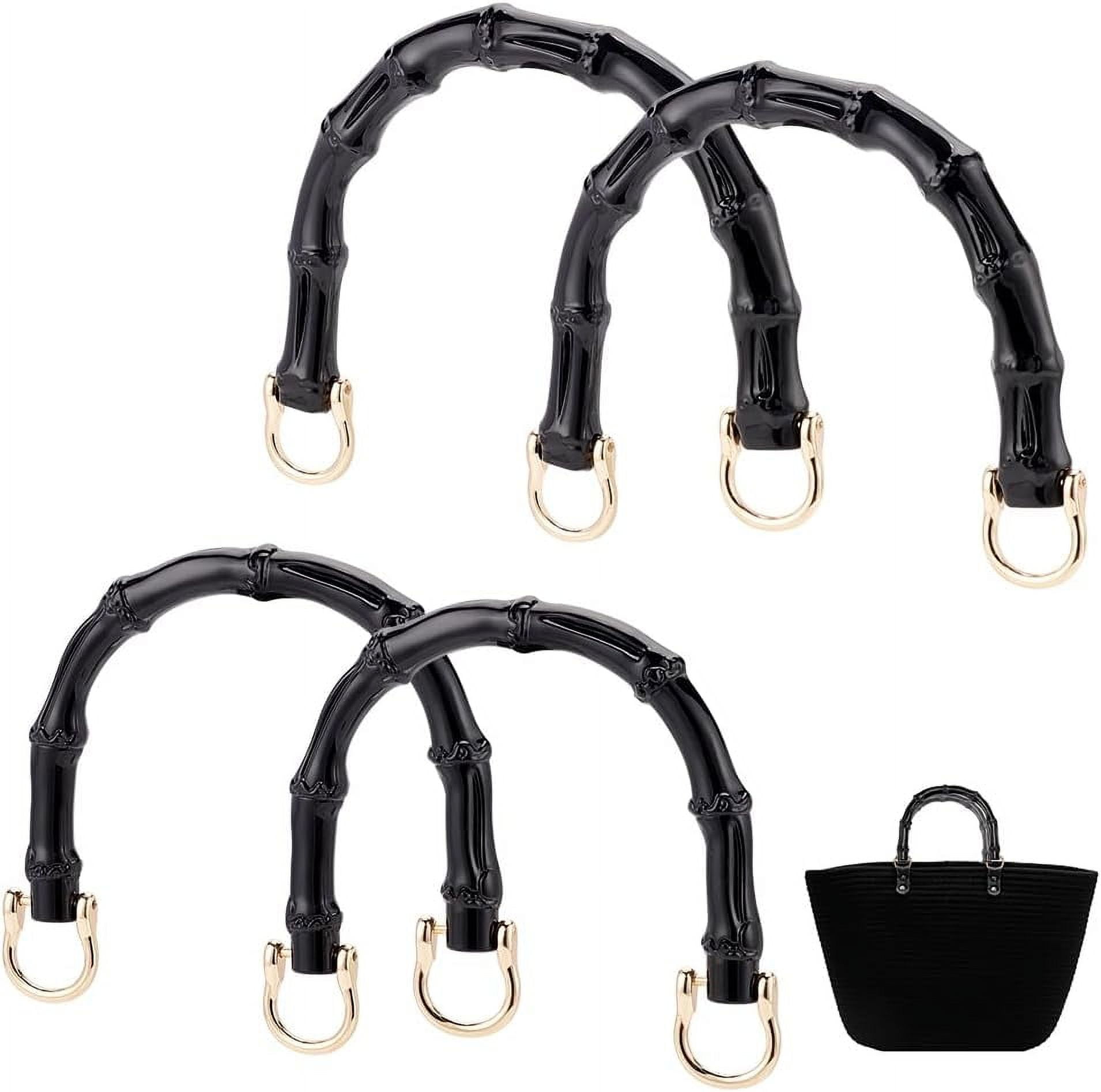 4 Sets Purse Handles 2 Styles Plastic Bag Handles U-Shape Bag Handle ...