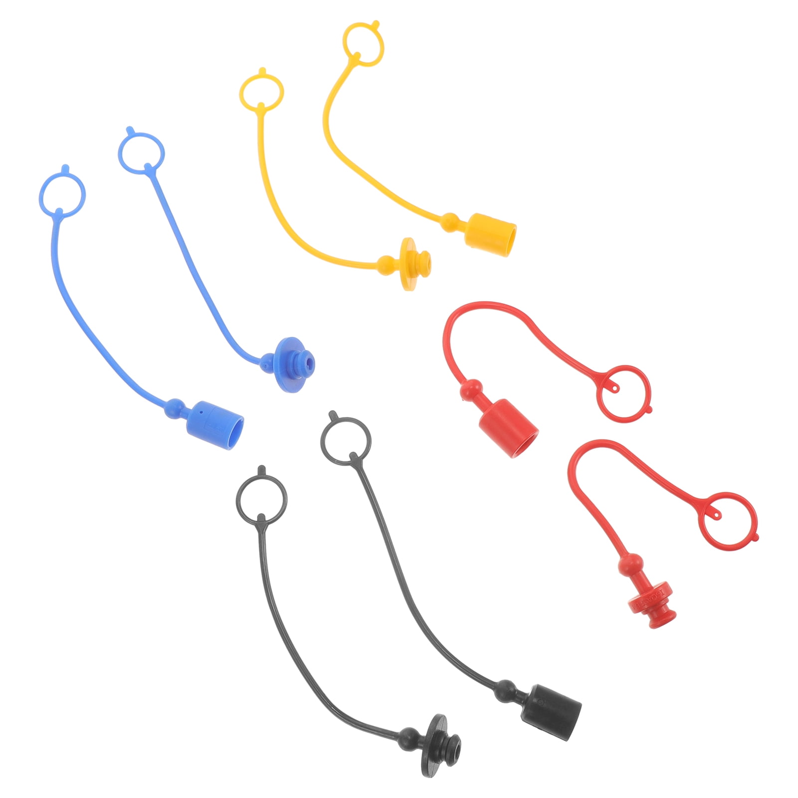 4 Sets Quick Connector Protective Cap Fast Coupling Cover Hydraulic ...