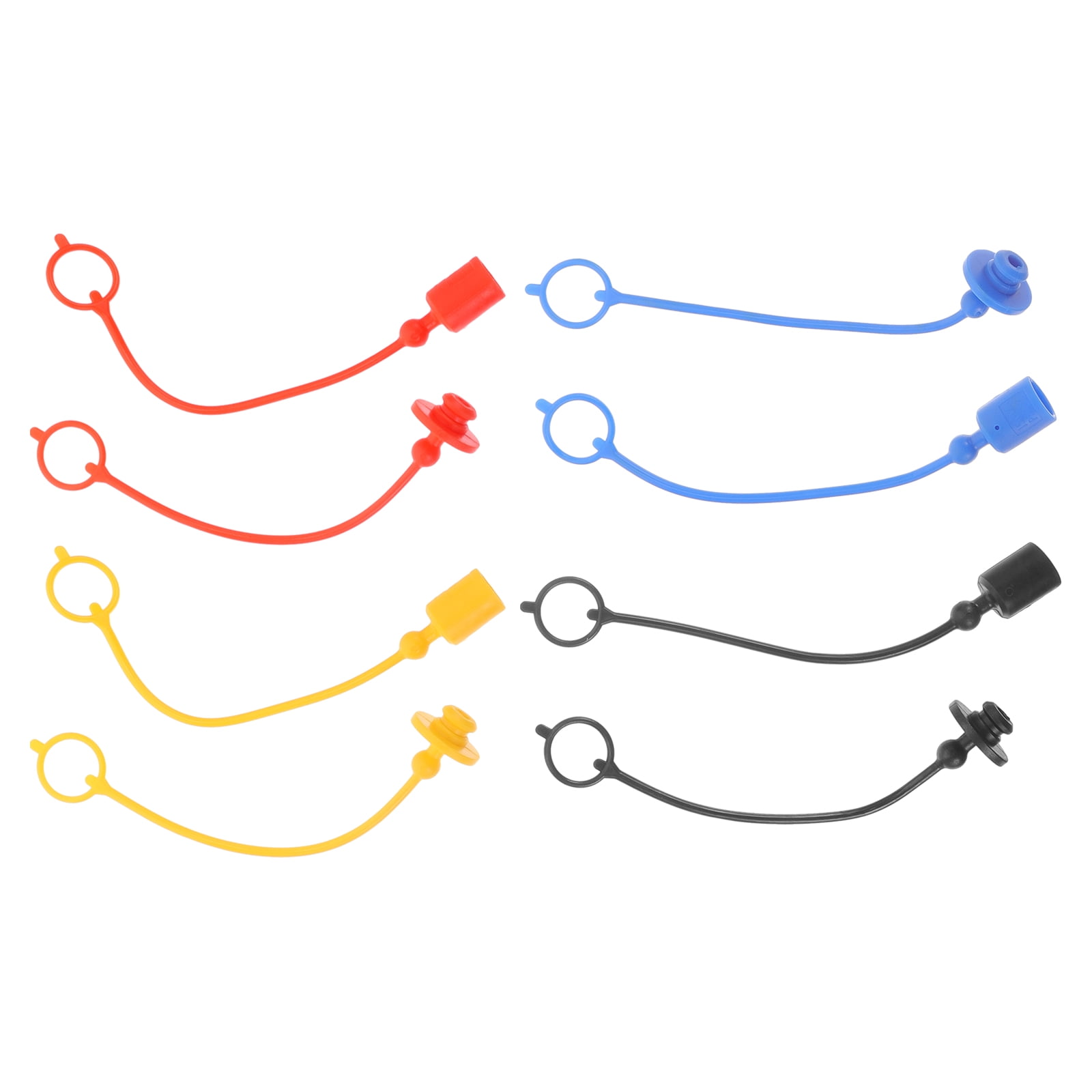 4 Sets Quick Connector Protective Cap Shield Caps Connectors Coupler ...