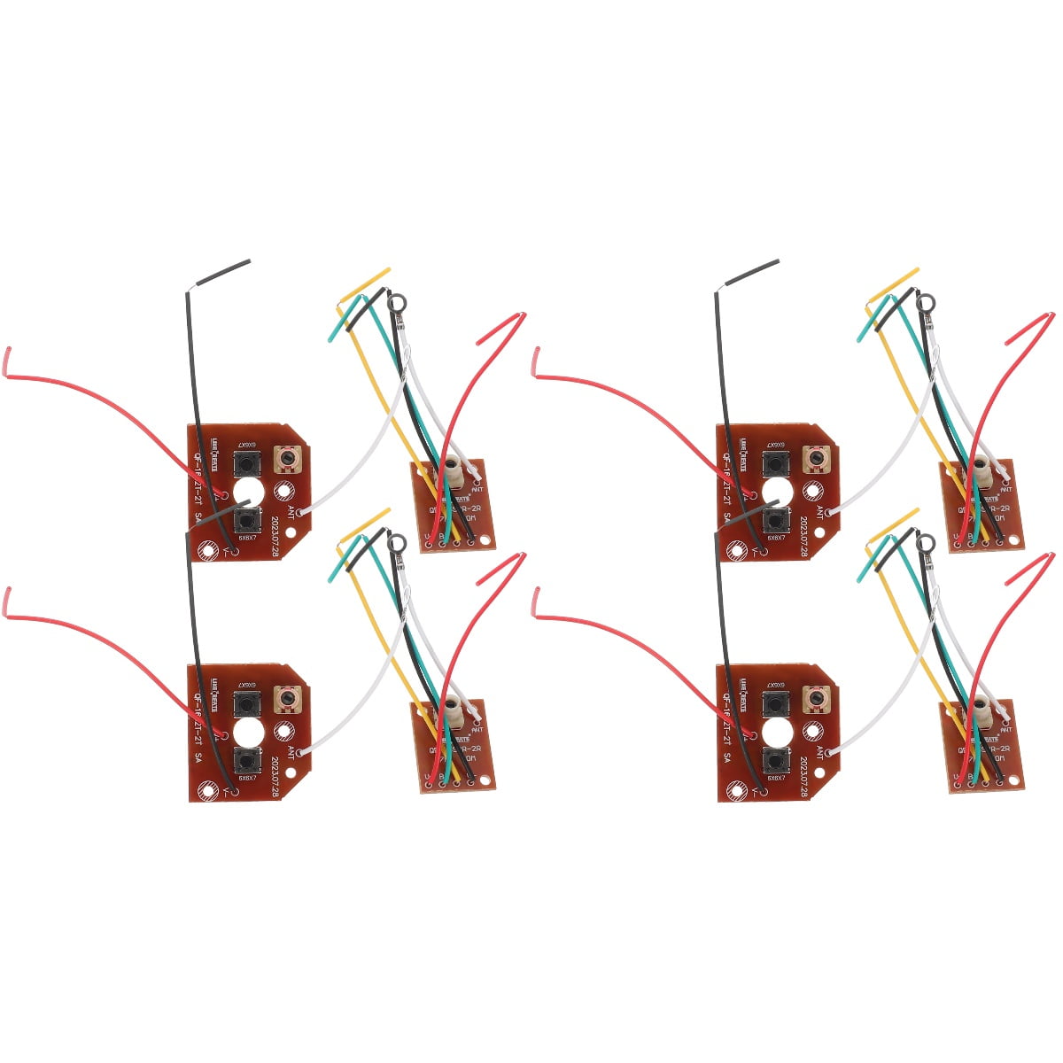4 Sets Remote Control Module Two-channel RC Toy Science Experiments ...