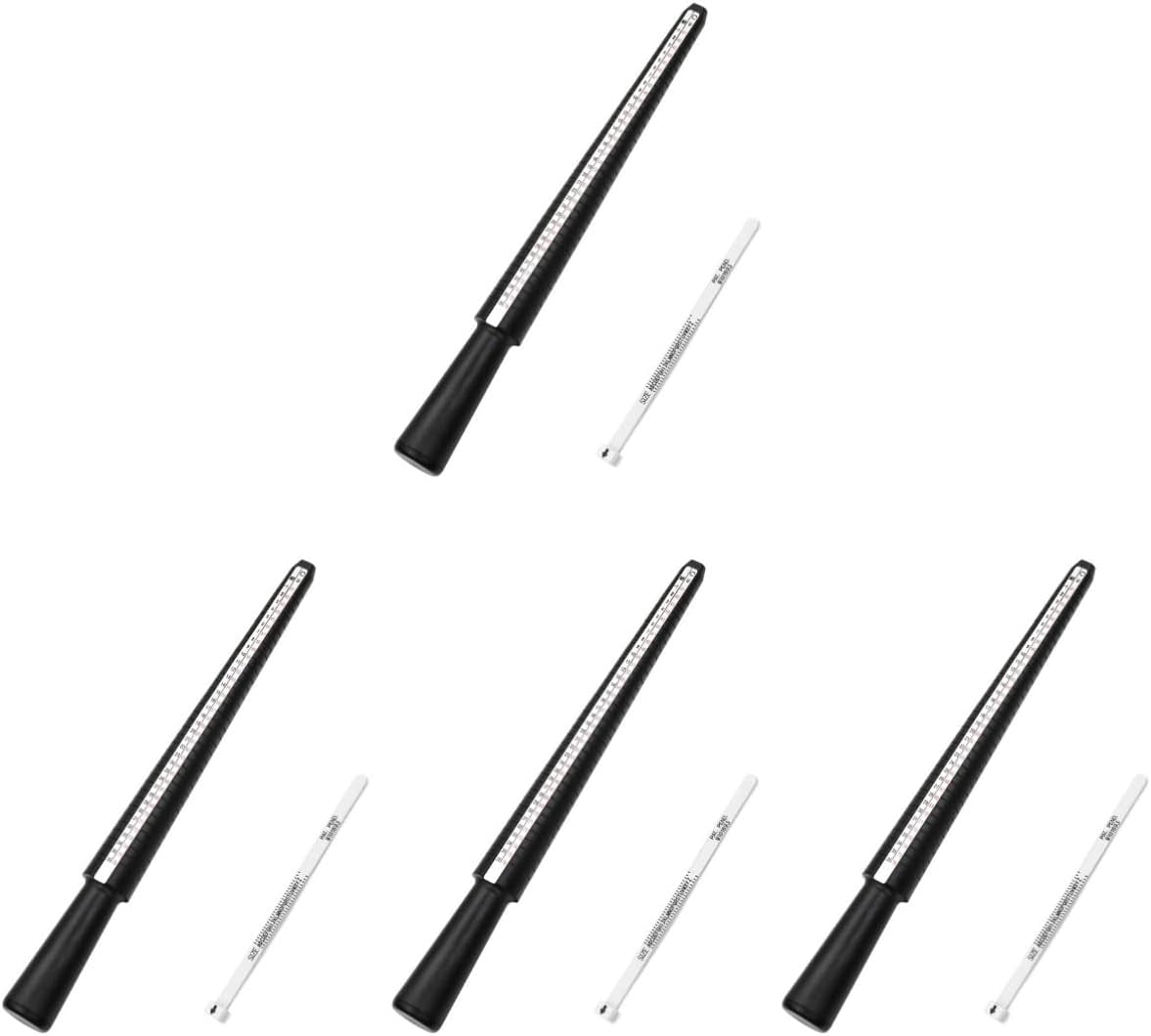 4 Sets Ring Measurement Finger Tool Ring Measuring Rod The Ring Usa ...