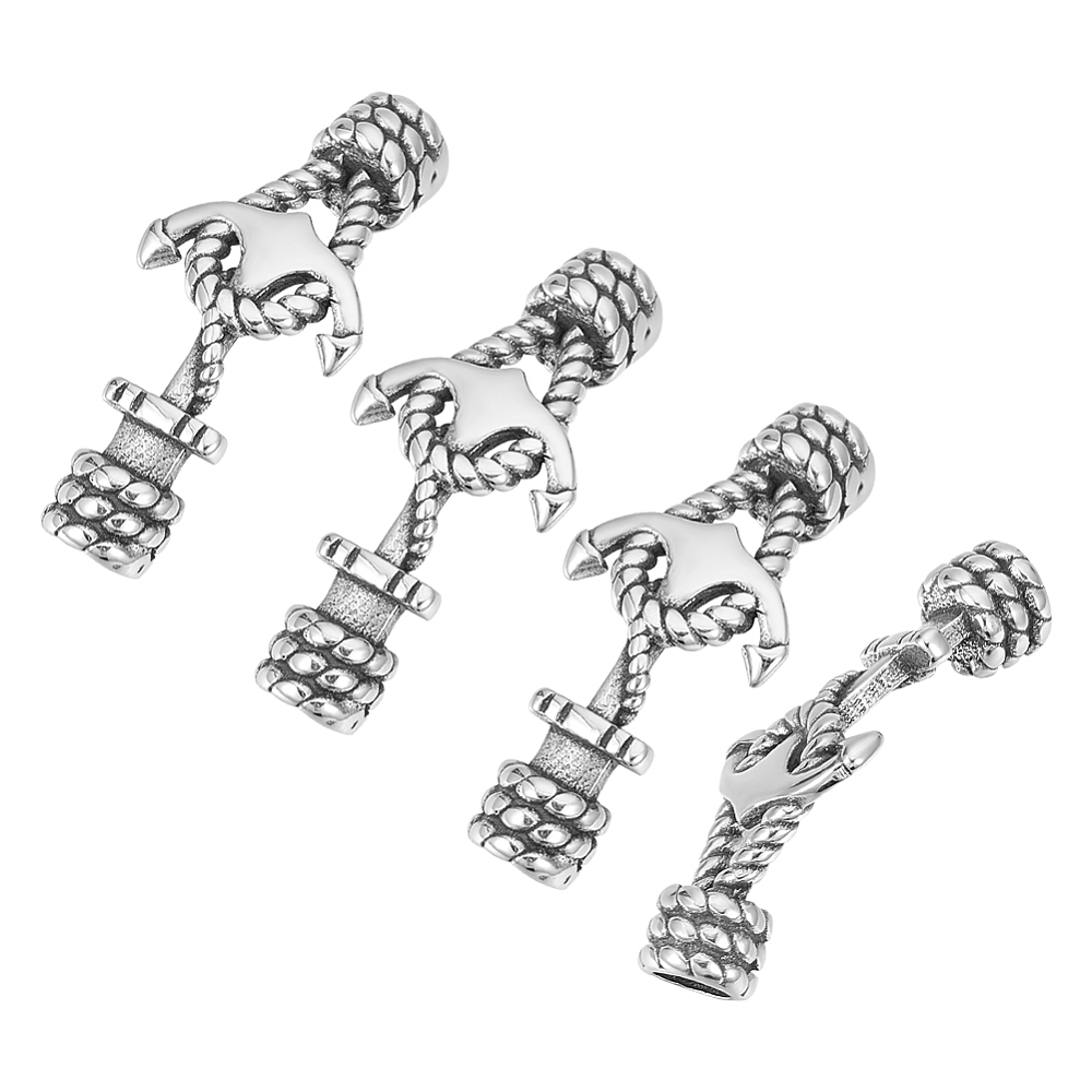 4 Sets Rope Anchor Toggle Clasps 304 Stainless Steel Round Toggle ...