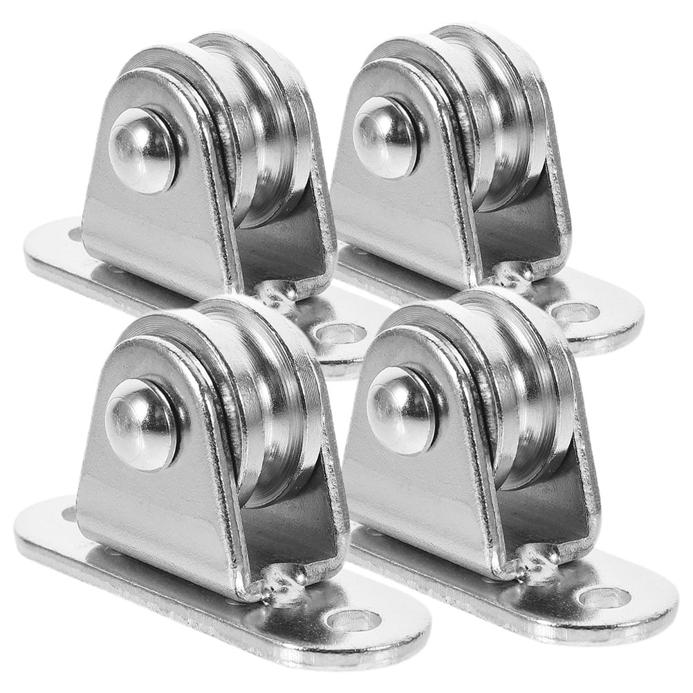 4 Sets Rope Pulley Loading Pulley Lifting Rope Pulley Swivel Pulley ...