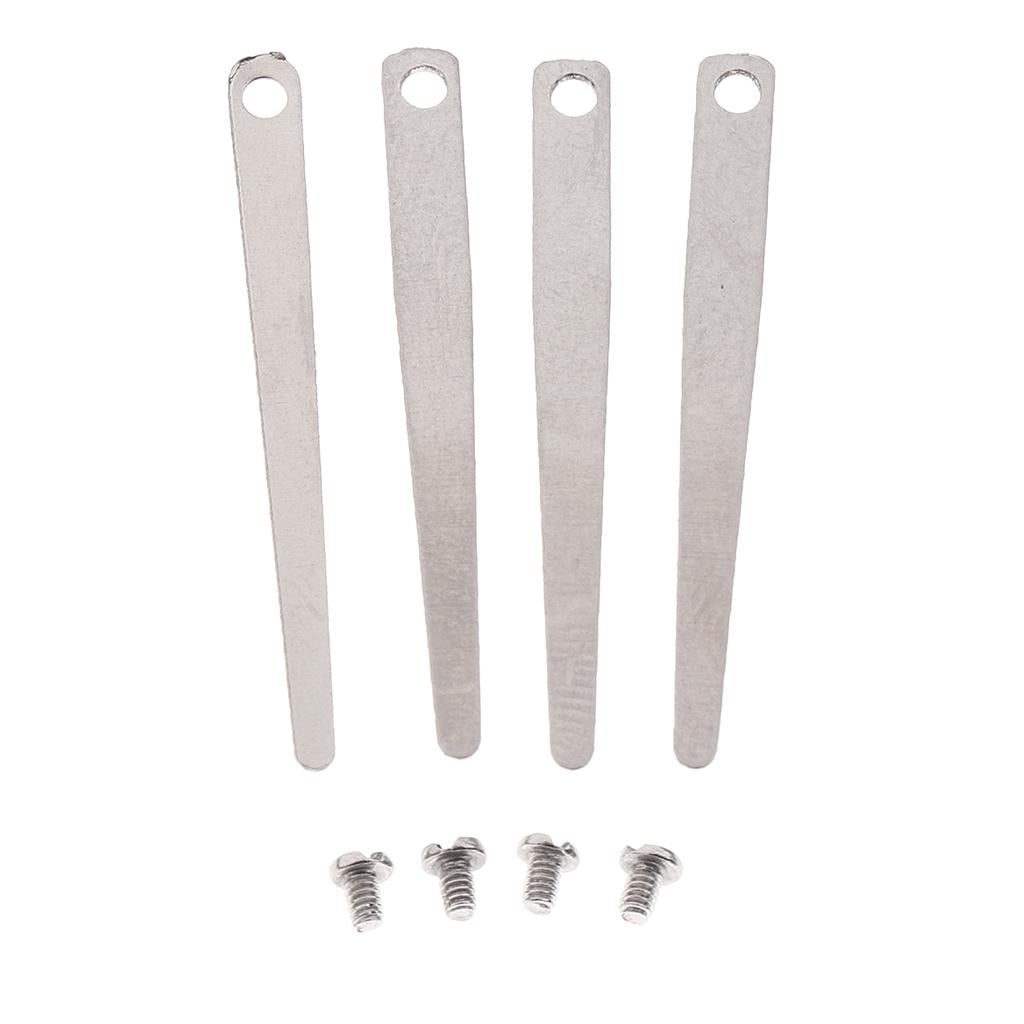 4 Sets Sax Flat Springs with Screws Accessories for Musical Instruments ...