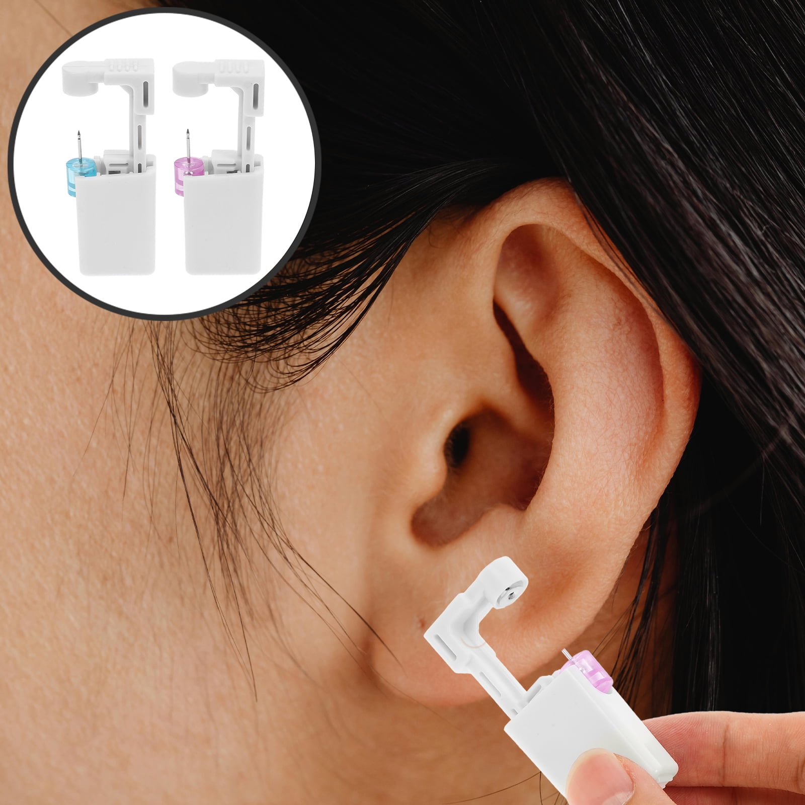 4 Sets of Painless Disposable Ear Piercing Tools Ear Piercer - Walmart.com