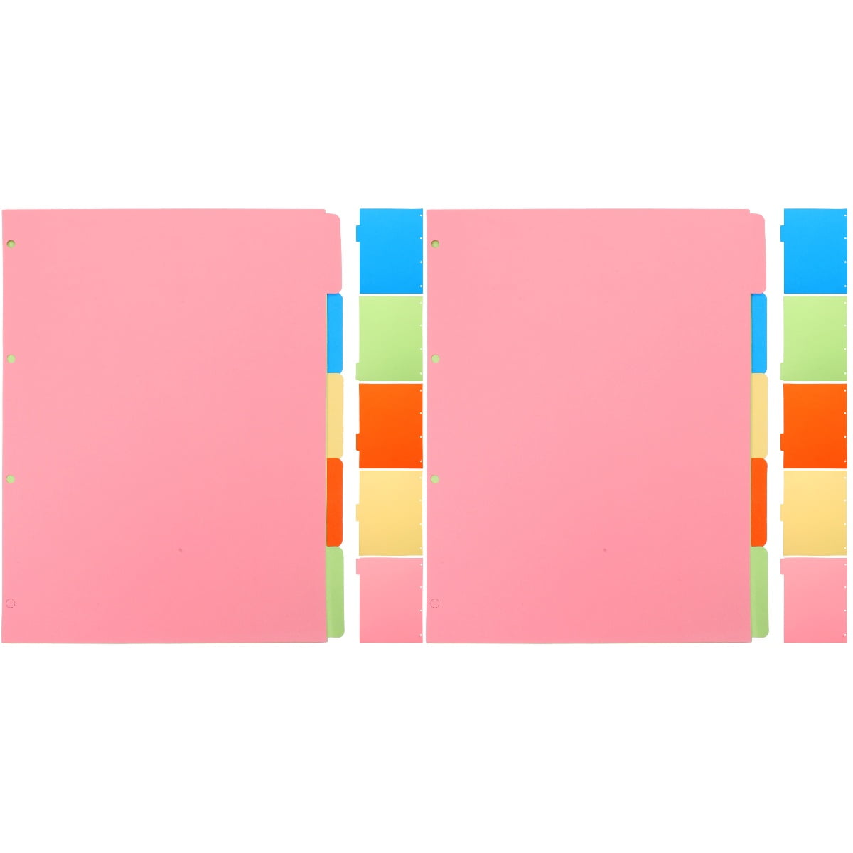 4 Sets Separator Page Aesthetic Dividers Detachable Binder Tabs Note ...