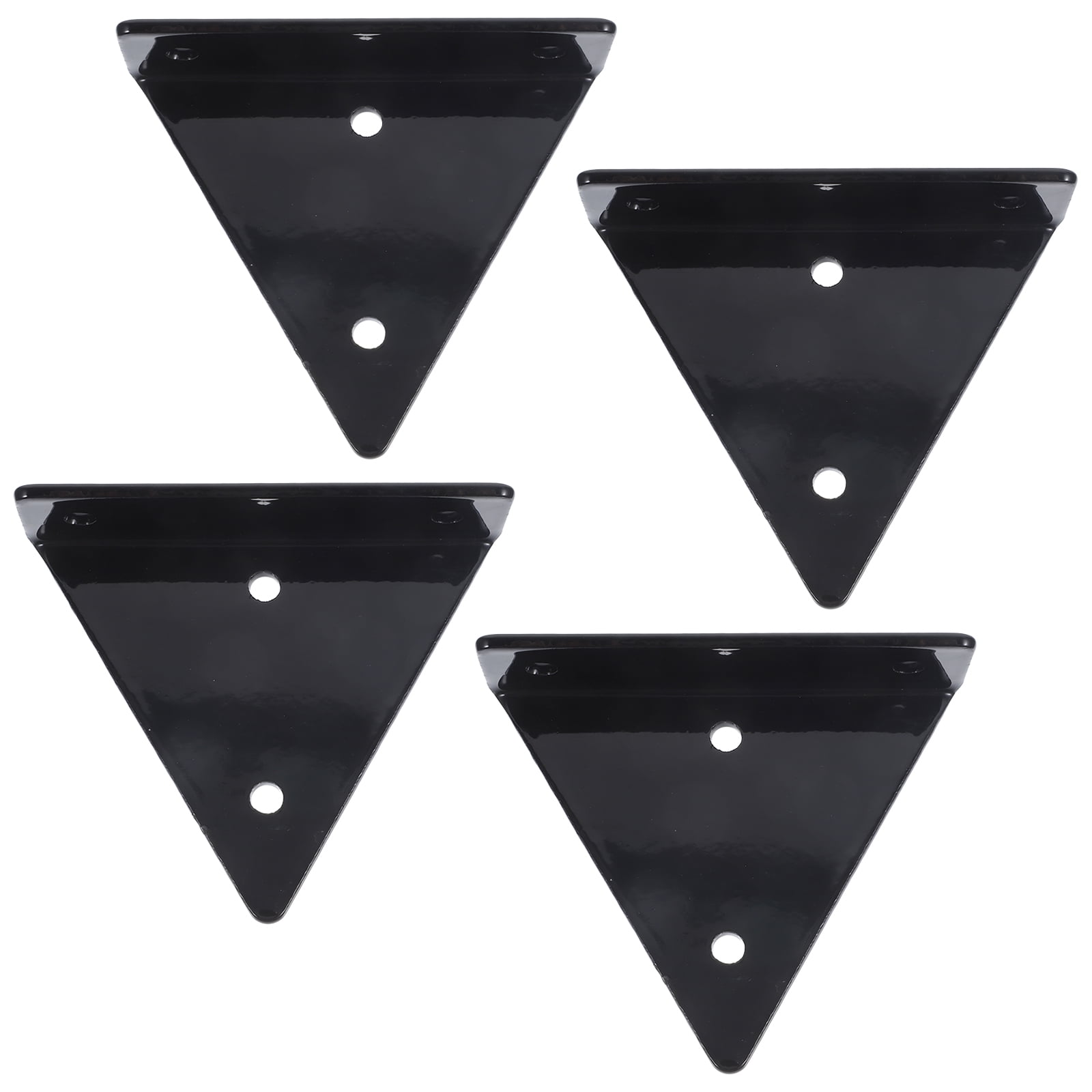 4 Sets Shelf Bracket Iron Brackets Book Locket Shelfs Floating Hardware ...