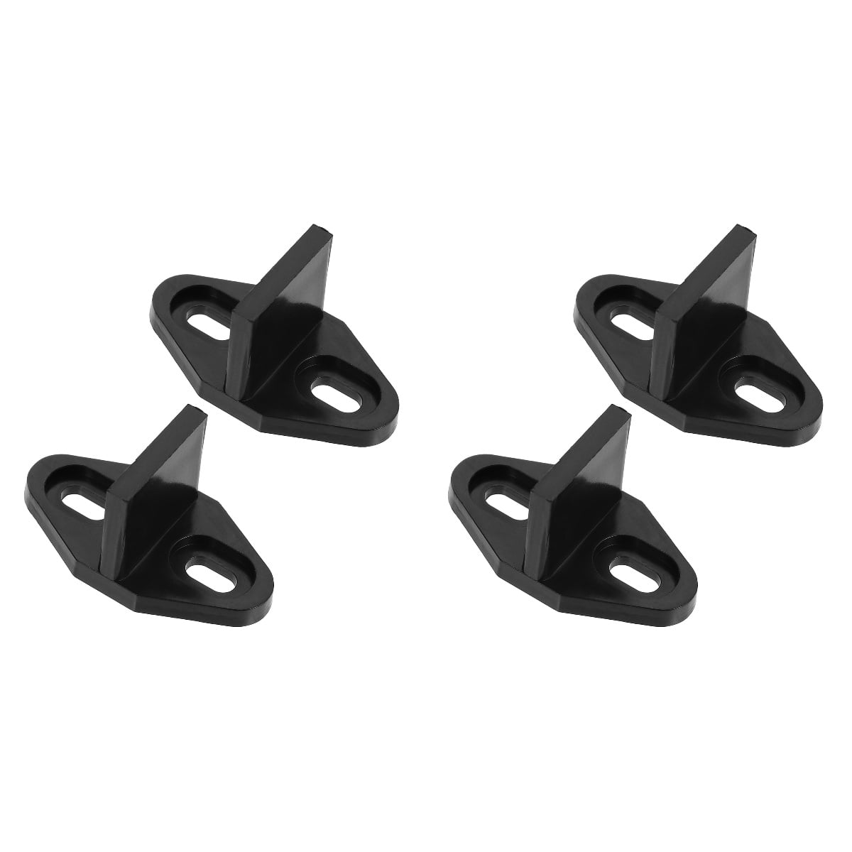 4 Sets Slotted Stopper Door Sliding Closet Guides Floor Barn Straight ...