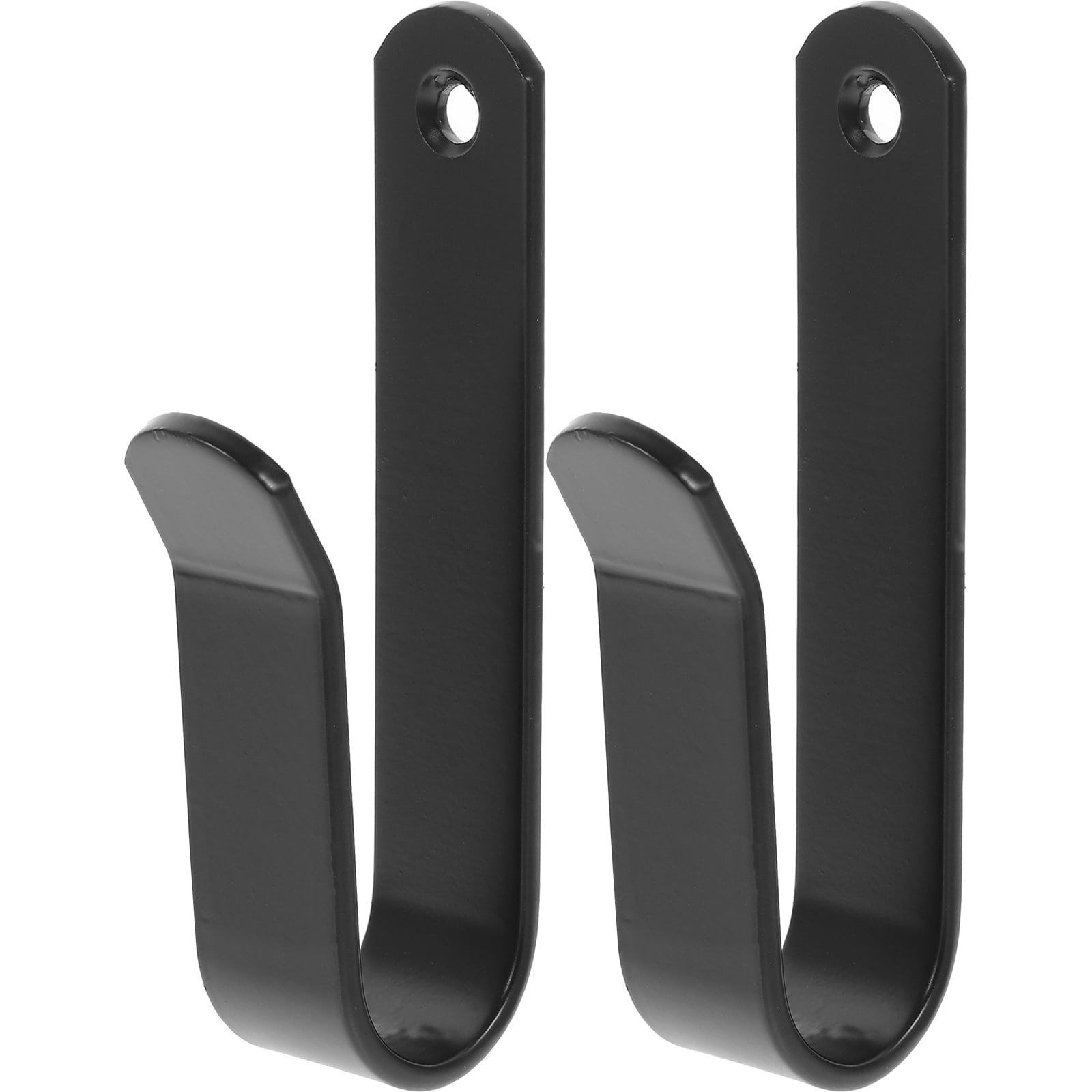 4-Pack Snowboard Wall Mount Clips with J Hooks Horizontal Skateboard ...