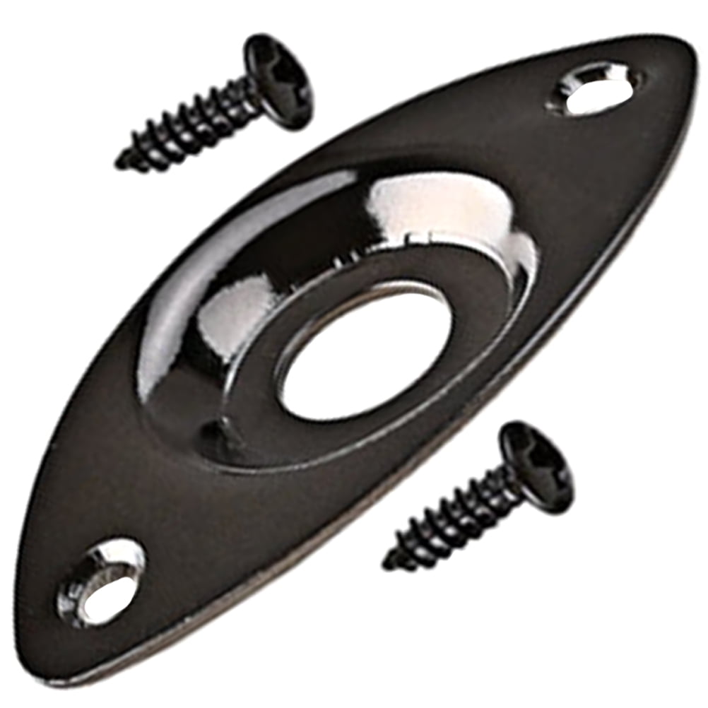 4 Sets Socket Piece Guitar Output Plates Electronic Bass Guitars Parts ...