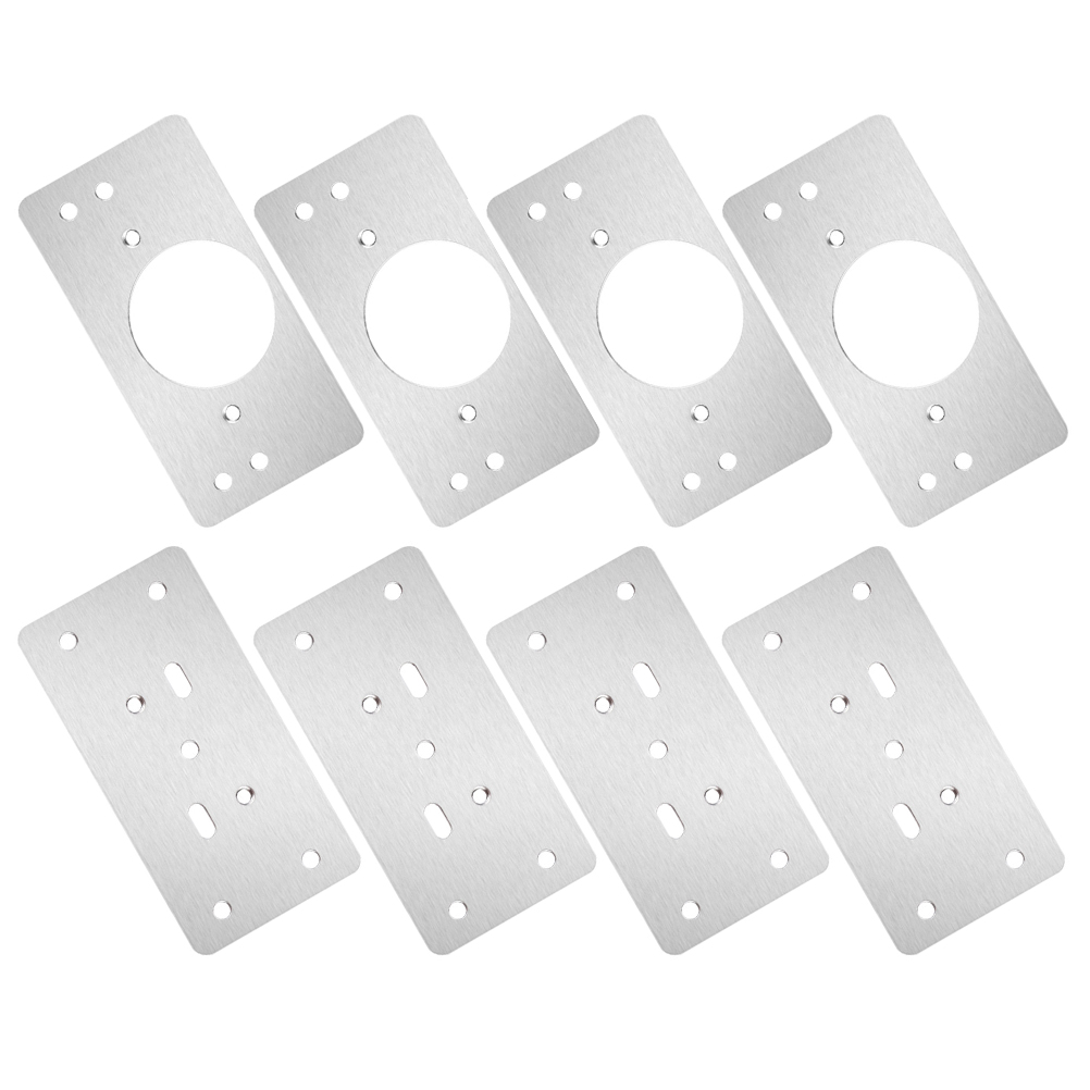 4 Sets Cabinet Repair Plate Mending Plate Cabinet Door Repair Sheet ...