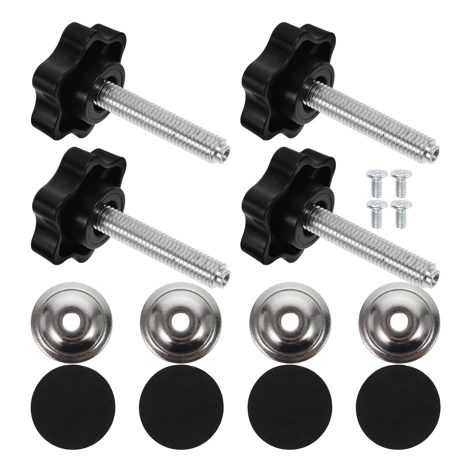 4 Sets Tablet Five-star Handle Easy Adjustment Knobs Threaded Bolt ...