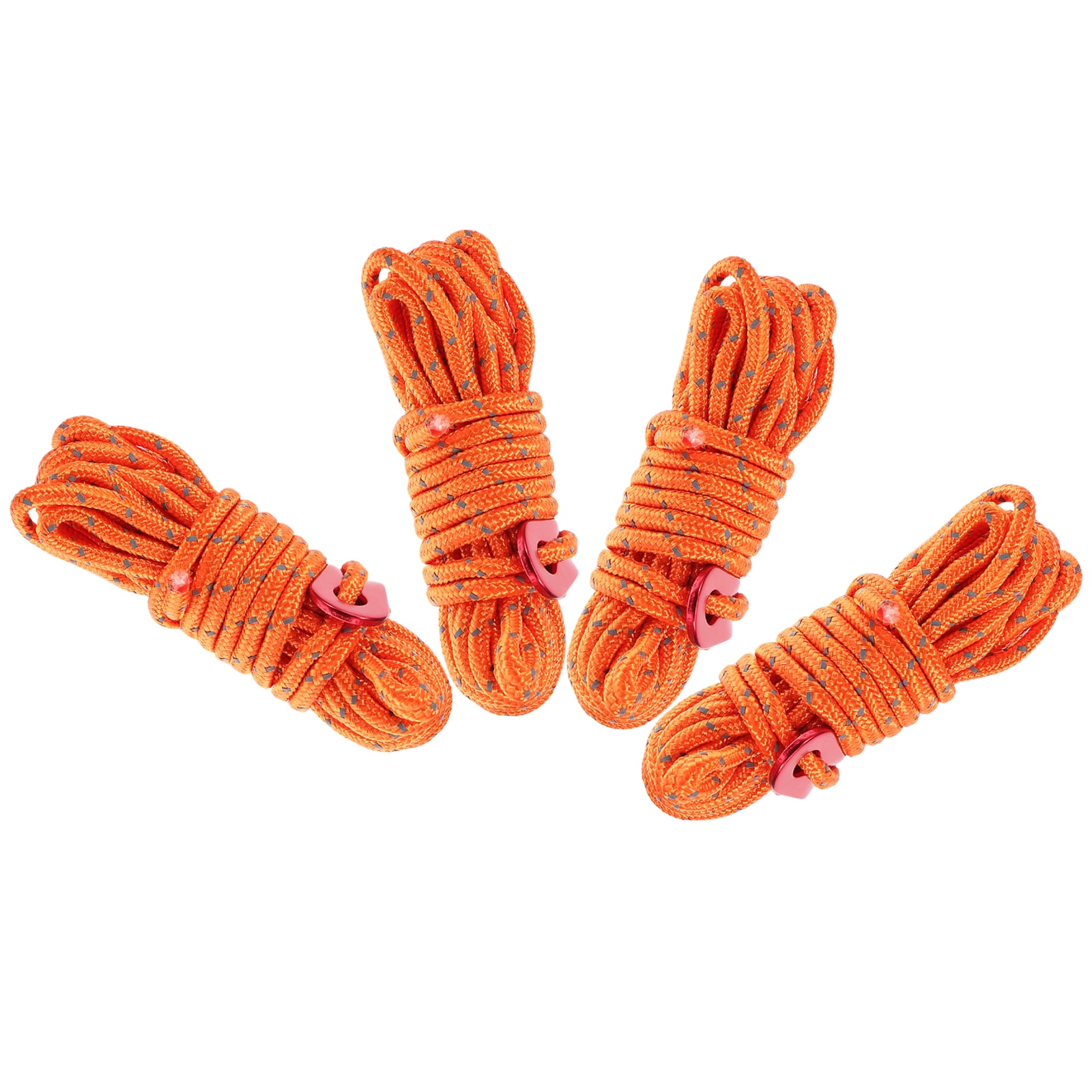 4 Sets Tent Rope Tents Camping Supplies Clothesline Ropes with Buckles ...