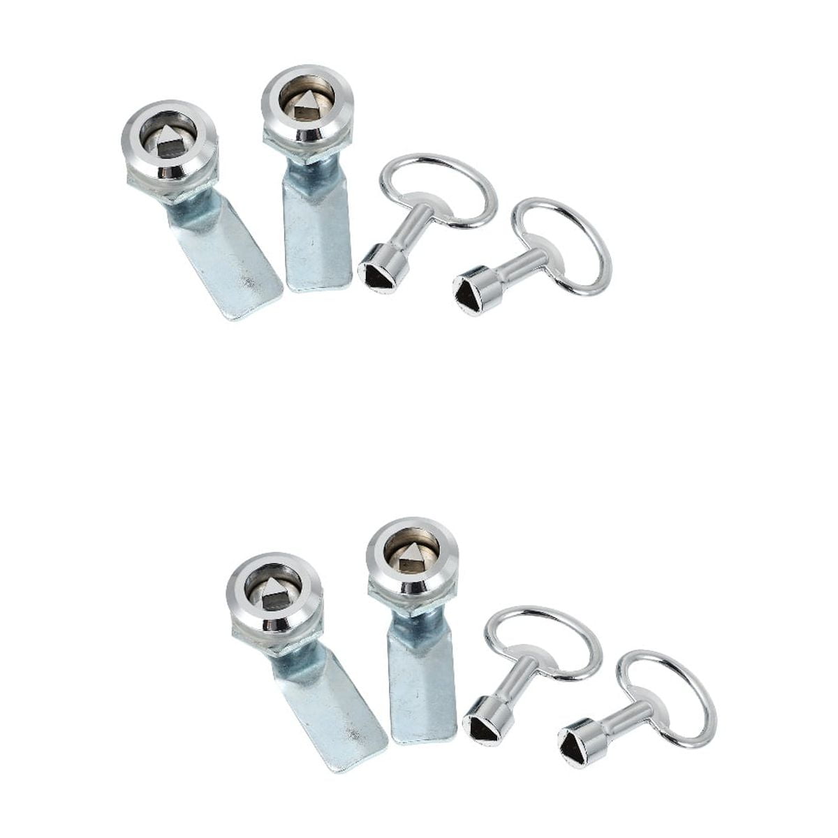 4 Sets Toolbox Triangle Lock Power Cabinet Multipurpose Filing ...