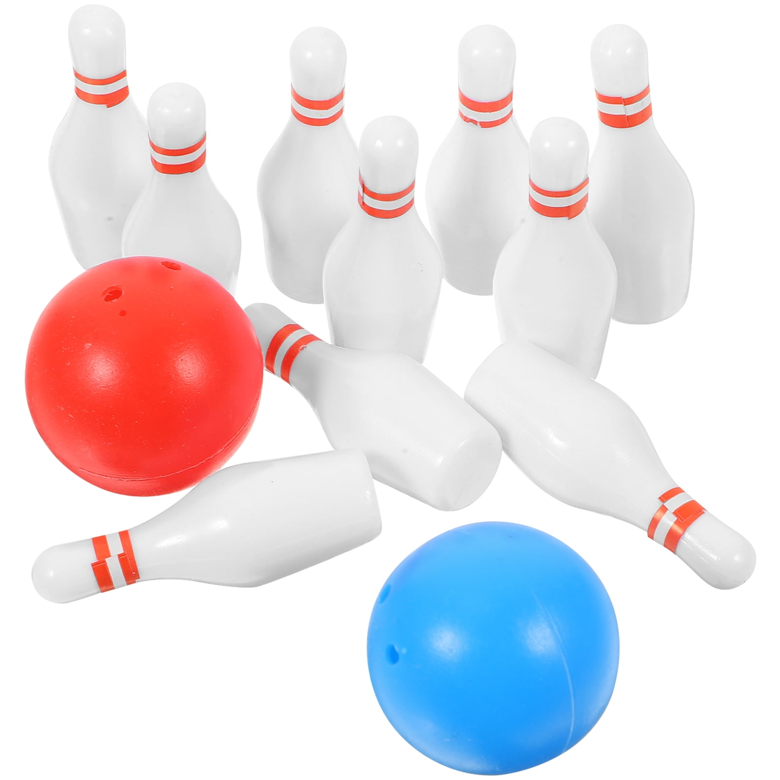 4 Sets Toys Bowling Balls Little People Miniature Resin Model House ...