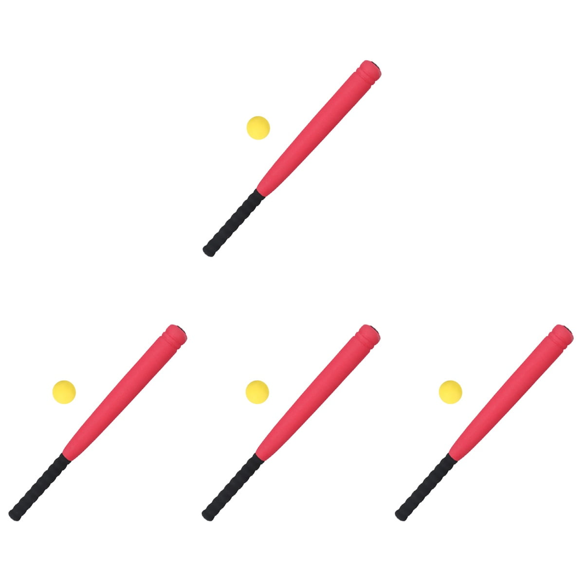 4 Sets Toys Soft Baseball Bat Foam Eva Parent-child Interactive ...
