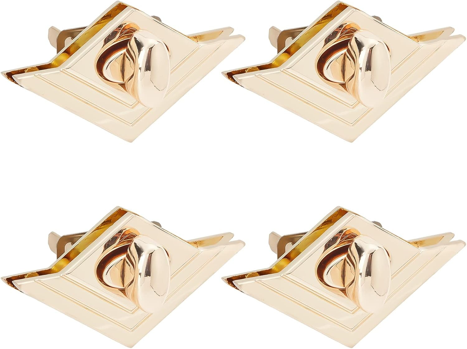 4 Sets Turn Lock Clasp Purse Closure Handbag Twist Lock Fasteners ...