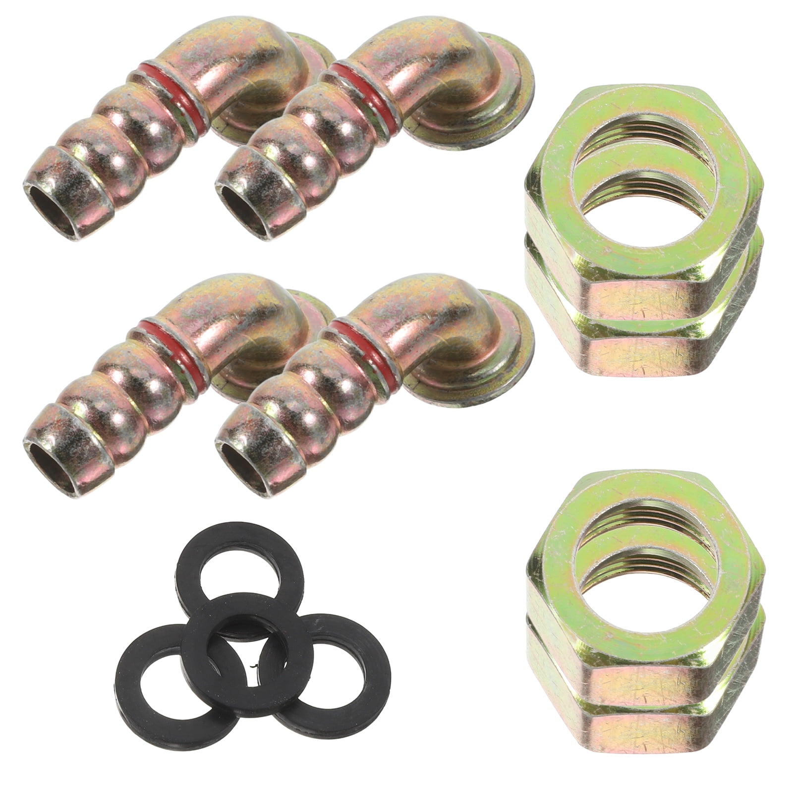 4 Sets Universal Gas Stove Pipe Adapter With Swivel Hose Connector ...