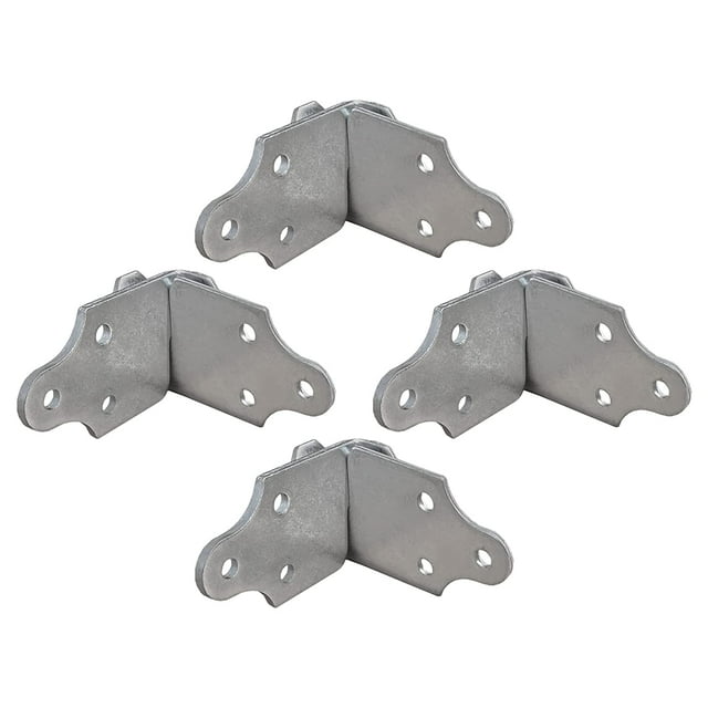 4 Sets Utility Trailer Wood Panel Side Corner Bracket, for Stake Body ...