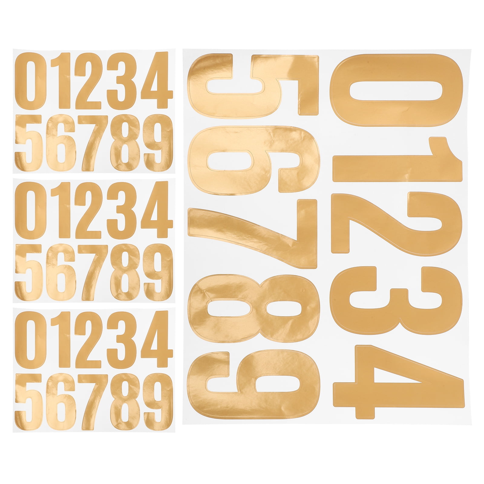 4 Sets Versatile Number Stickers For Mailbox House Address Number ...