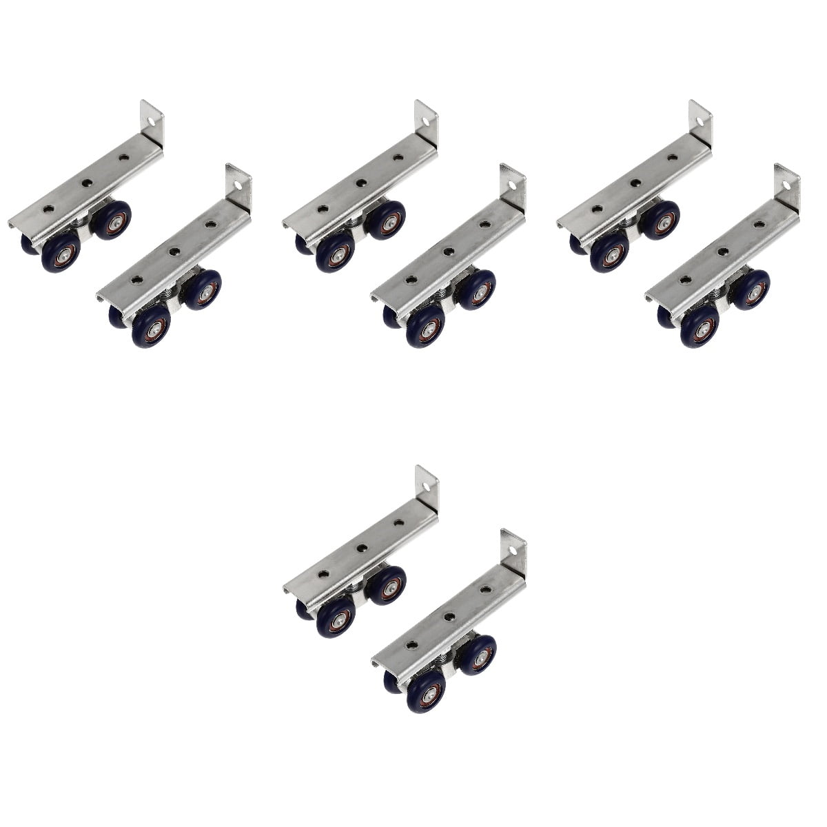4 Sets Wardrobe Door Hanger Runner Roller Sliding Kit Hinge - Walmart.com