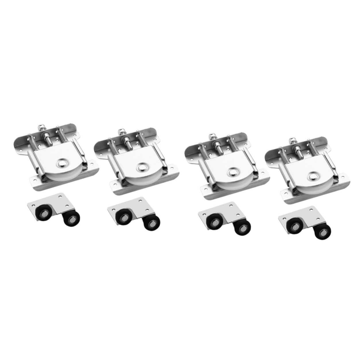 4 Sets Wardrobe Pulley Wardrobe Sliding Rollers Door Pulleys Roller ...