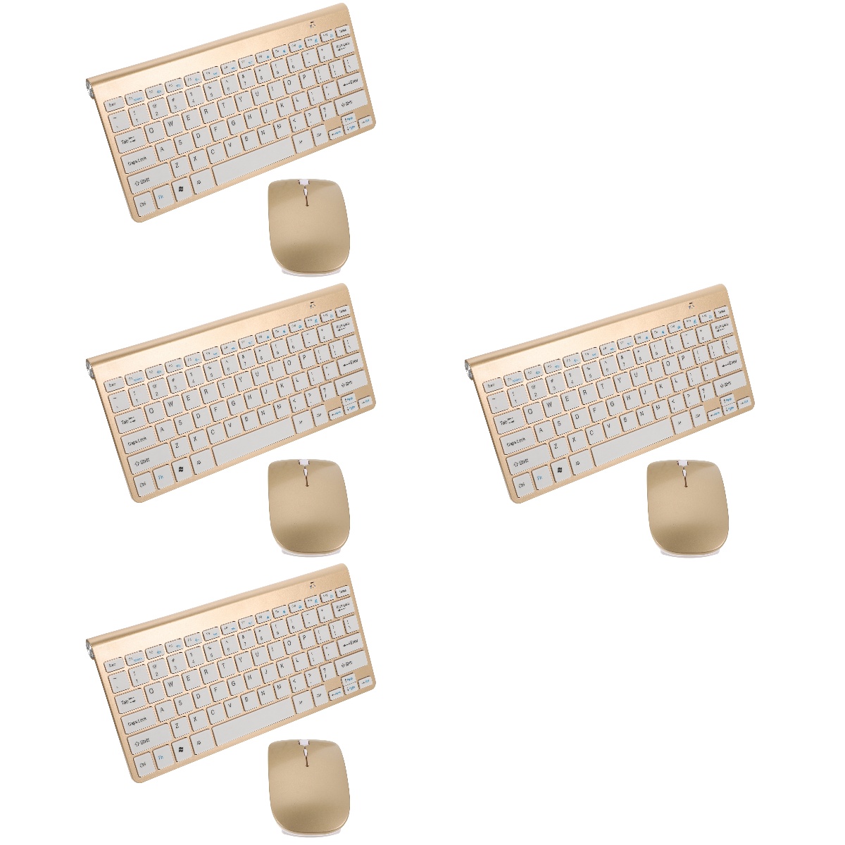 4 Sets Wireless Mouse and Keyboard Cordless Computer Accessory ...