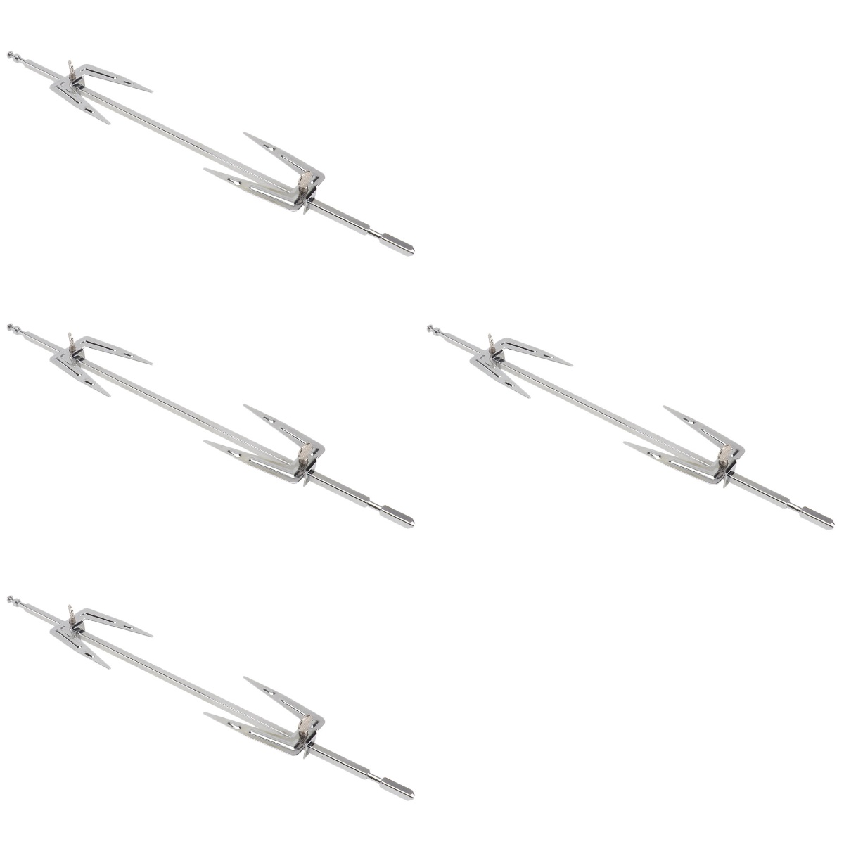 4 Sets of BBQ Kitchen Grill Forks Stainless Steel Food Forks Oven ...