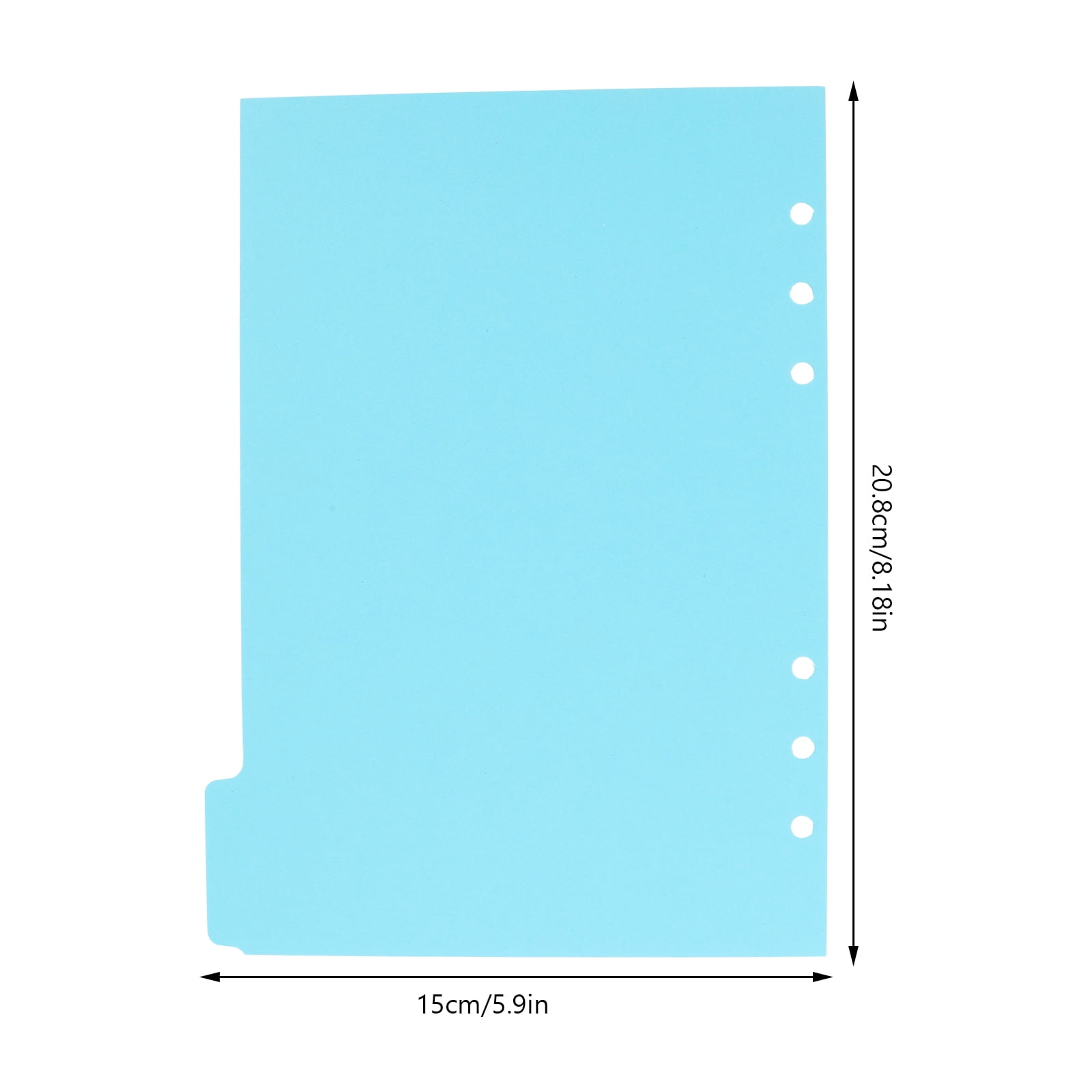 4 Sets of Colored Binder Dividers Loose Leaf Notepad Tabs Dividers ...