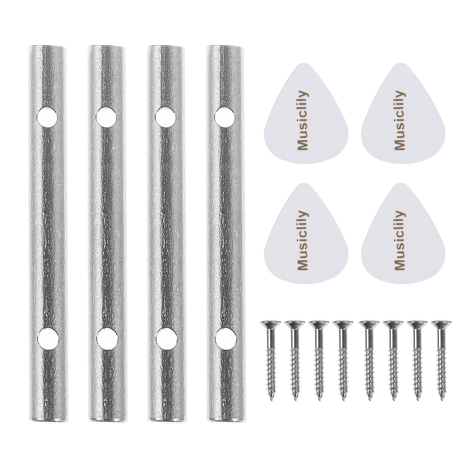4 Sets of Electric Guitar String Retainer Bar Lock String Buckle ...