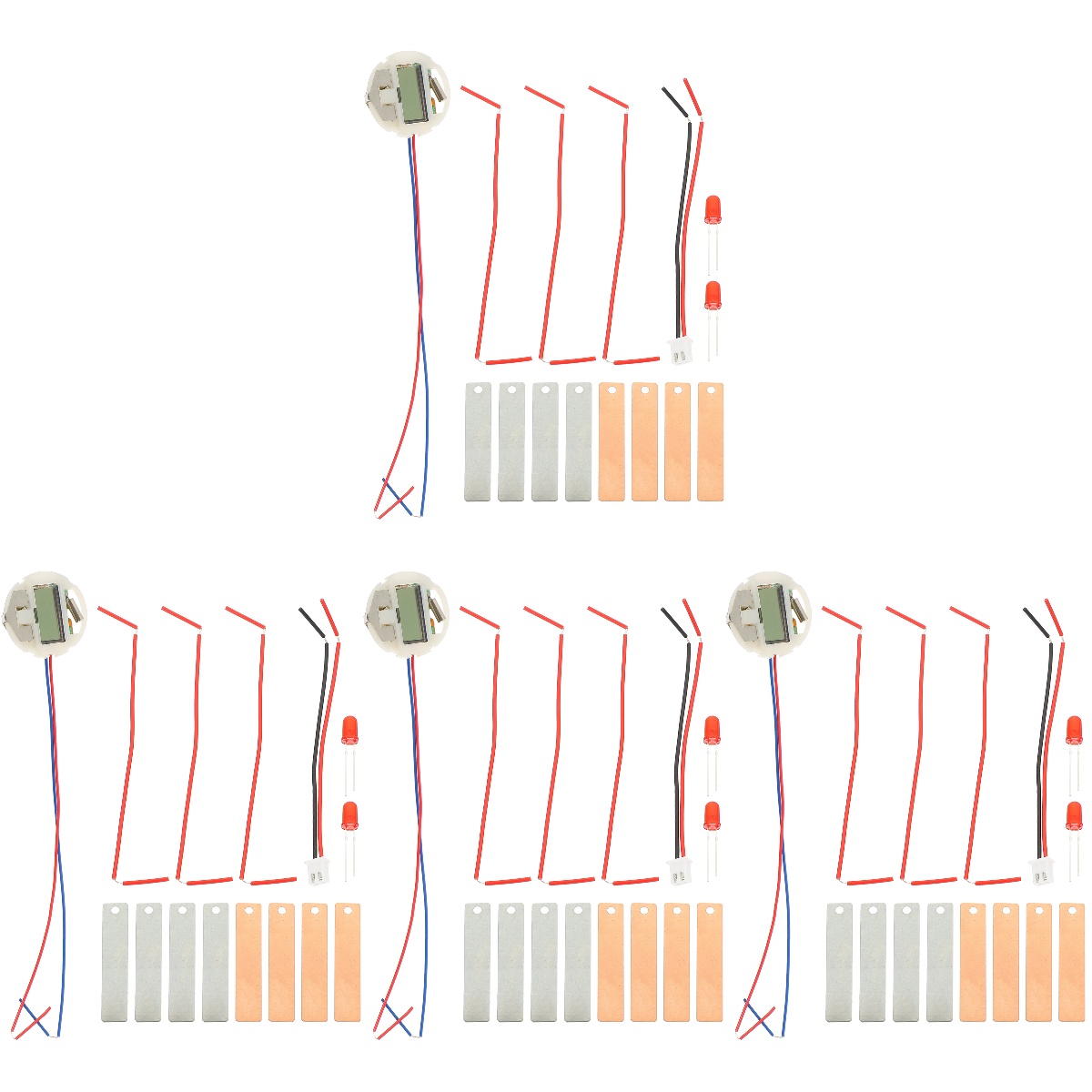 4 Sets of Fruit Battery Kit Potato Science Experiment Device Electronic ...