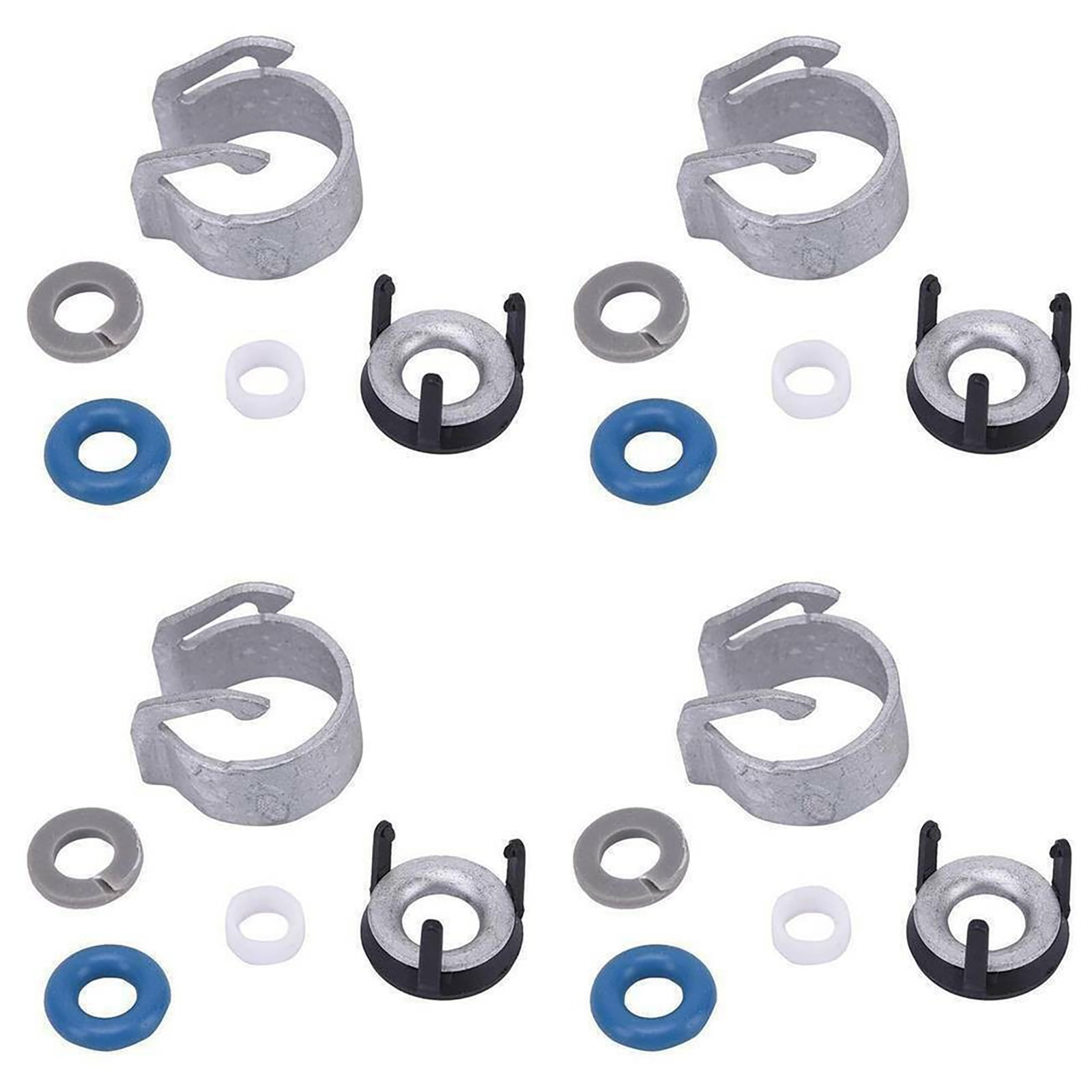 4 Sets of Fuel Injector O-ring Seals Repair Kits for OE 06H998907A, for ...