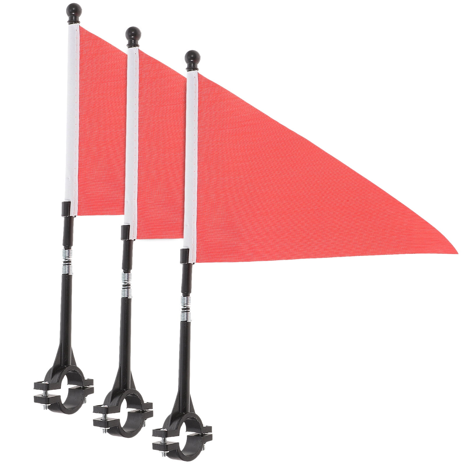 4 Sets of Handlebar Safety Flags Bicycles Handlebar Flags Bike ...