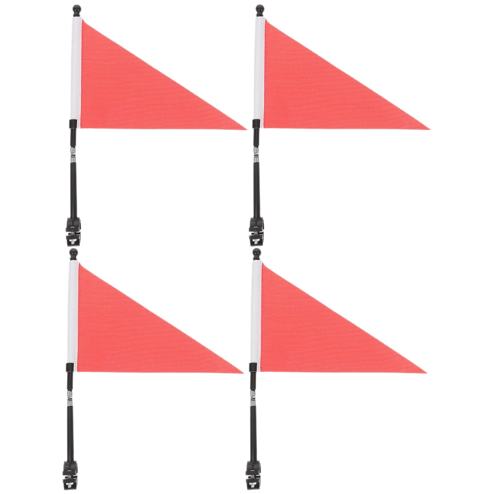 4 Sets of Handlebar Safety Flags Bicycles Handlebar Flags Bike Handlebar Safety Flags - Walmart.com