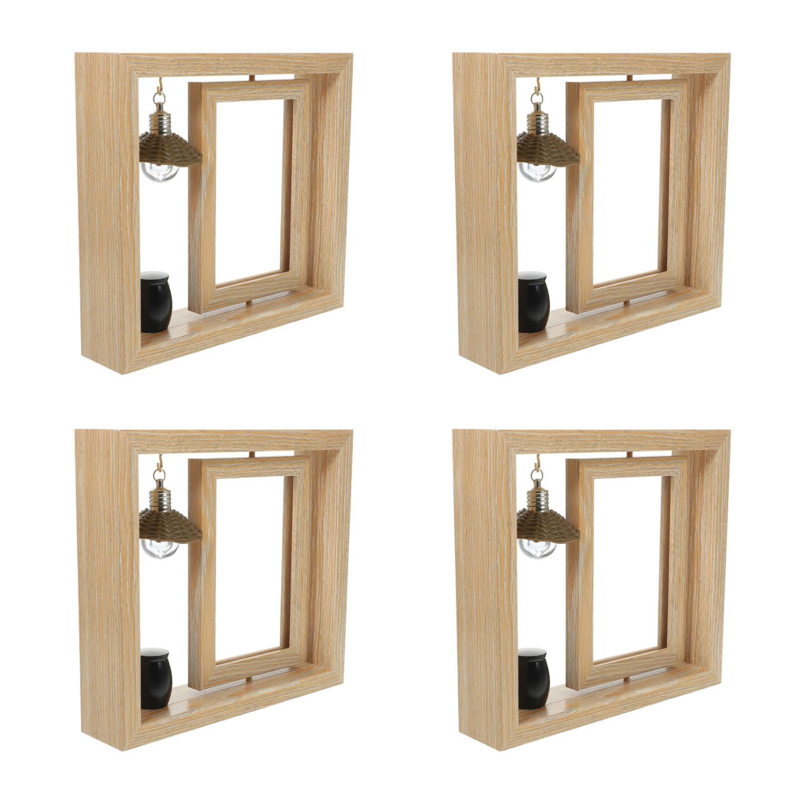 4 Sets of Memorial Photo Frame Wooden Picture Frame Tabletop Photo ...