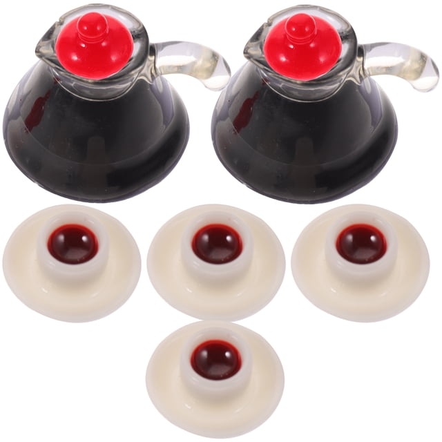 4 Sets of Mini Coffee Kettle Prop Mini Realistic Coffee Kettle Mini ...