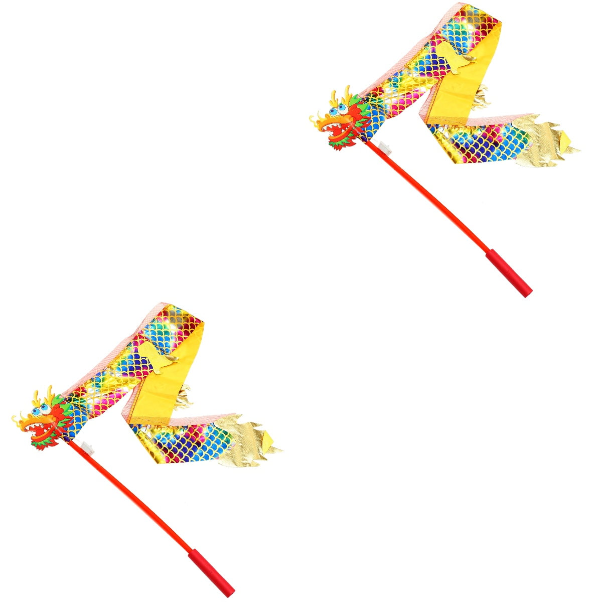 4 Sets of Outdoor Dragon Dancing Waving Streamer Funny Dance Ribbon 3D ...