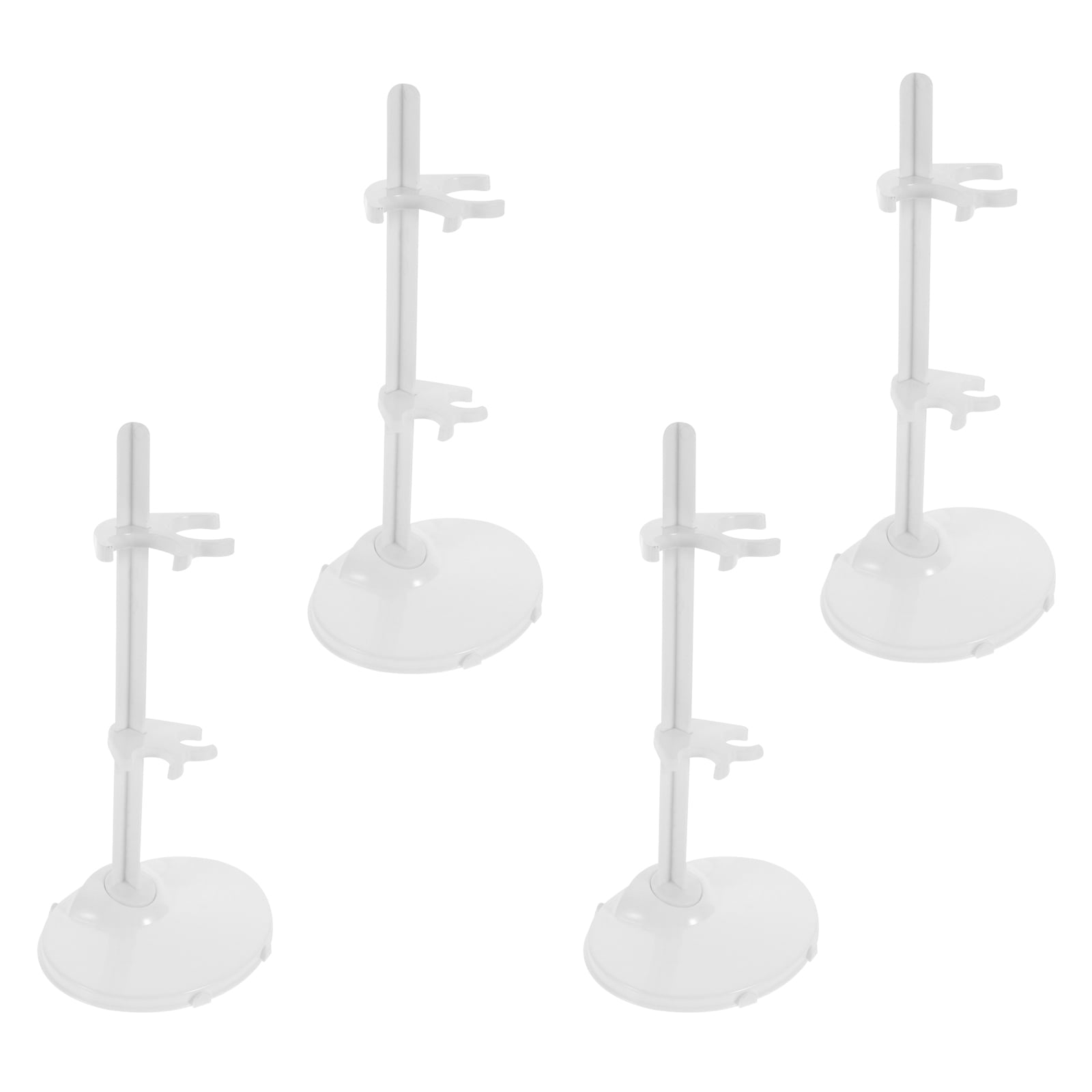 4 Sets of Professional Doll Stand Safe Dolls Display Racks Desktop Doll ...