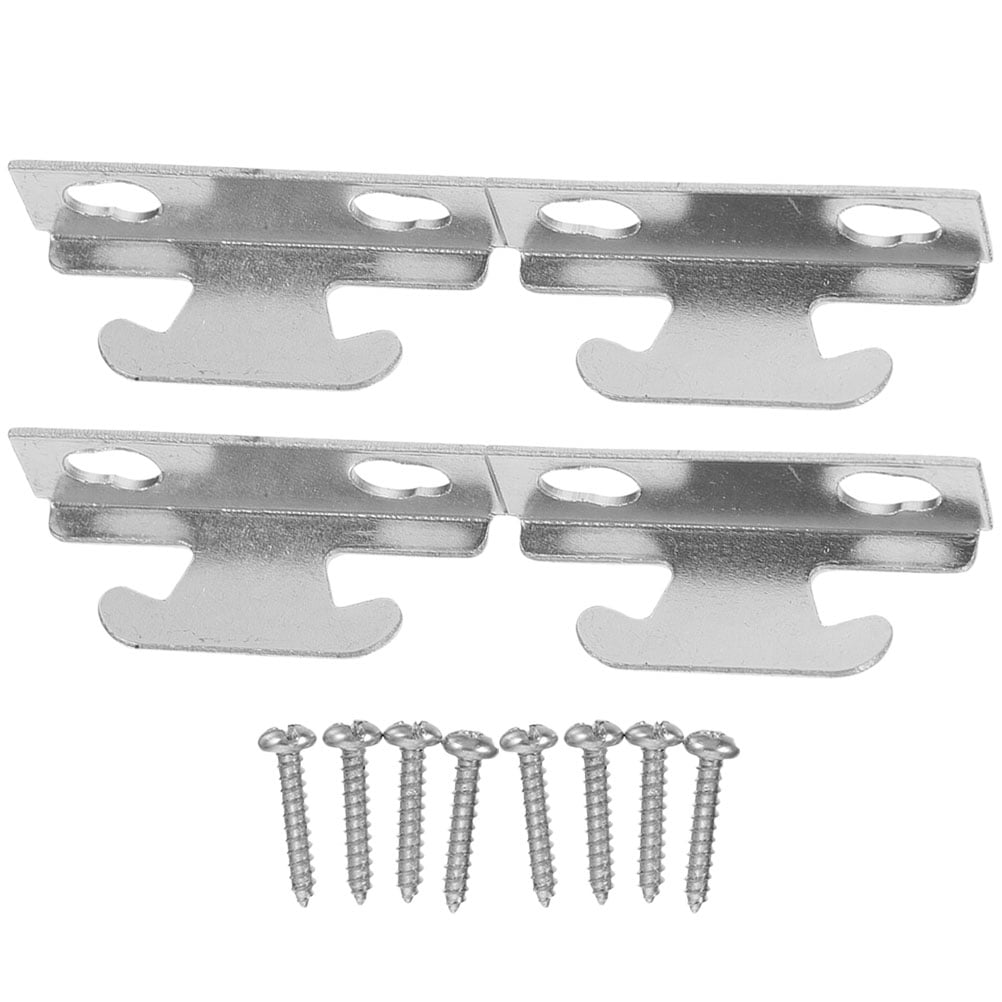 4 Sets of Professional Curtain Rod Bracket Spreader Wall Bracket Hook ...