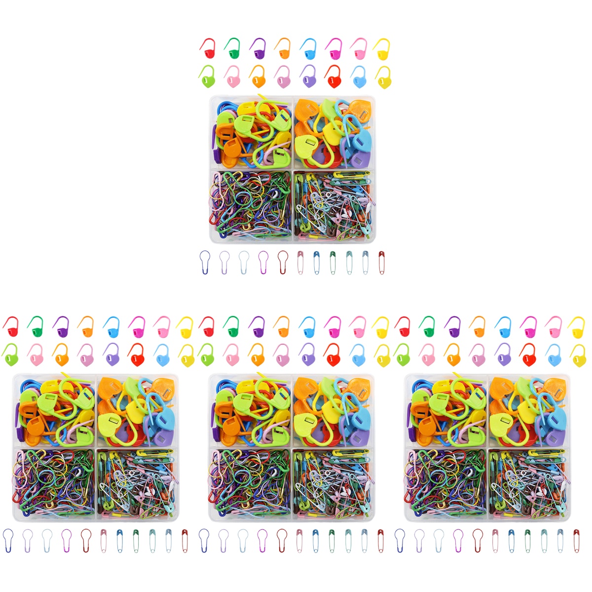 4 Sets of Stick Markers for Crochet Cartoon Shaped Crochets Markers for ...