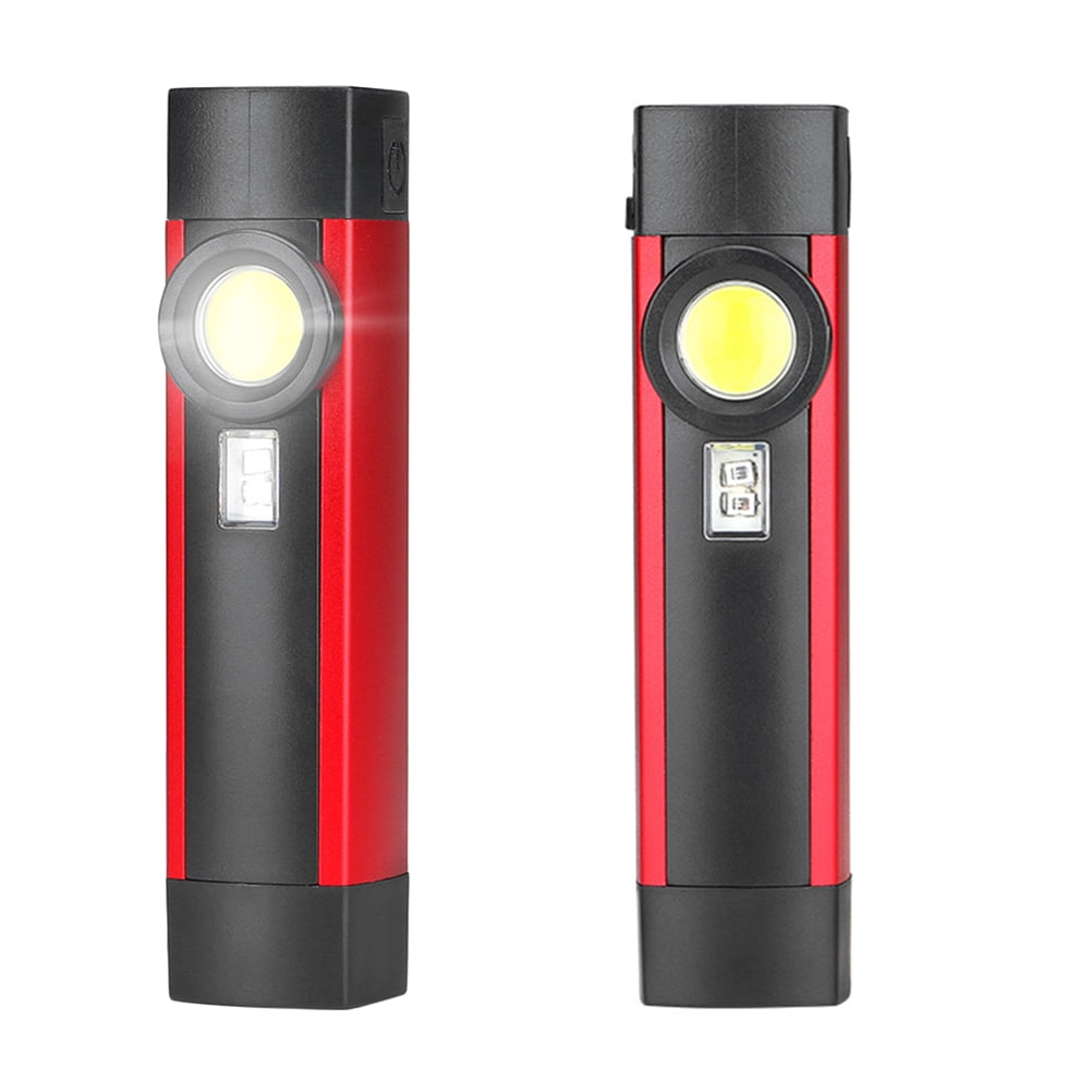 4 Settings LED Rechargeable Strong Light Torchlight Pocket Flashlight ...
