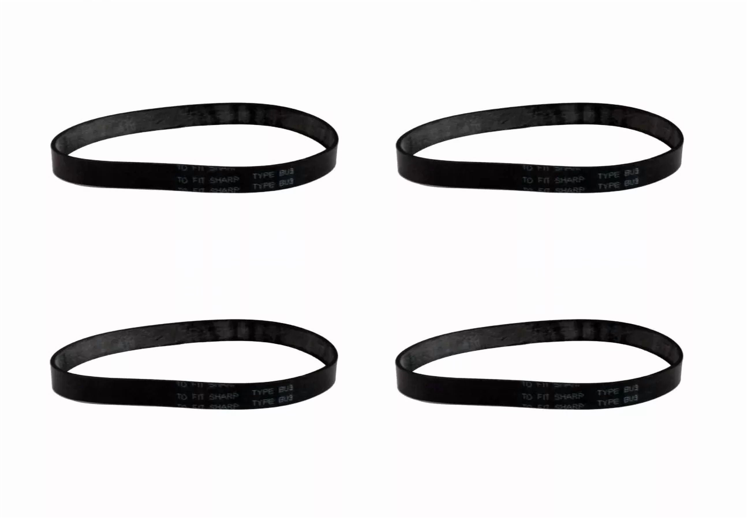 (4) Sharp 1300W Vacuum Belts Ec-02Bu3 - New - Walmart.com