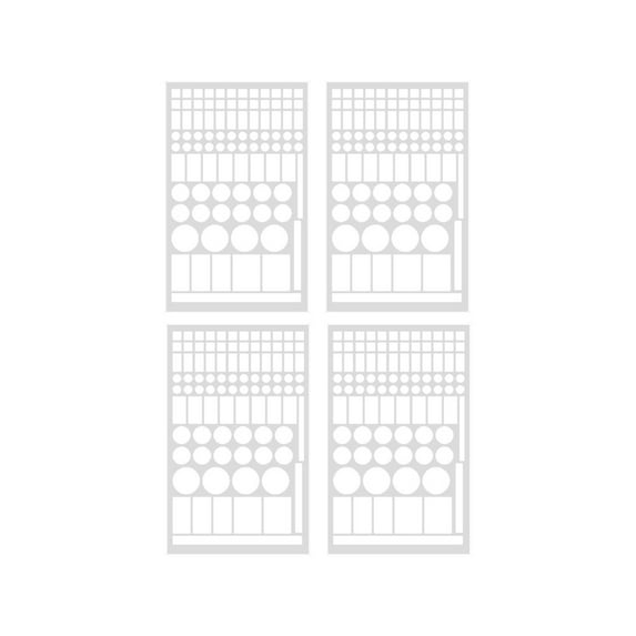 4 Sheet Blackouts Sticker Universals For AC TV Screens LED Light ...