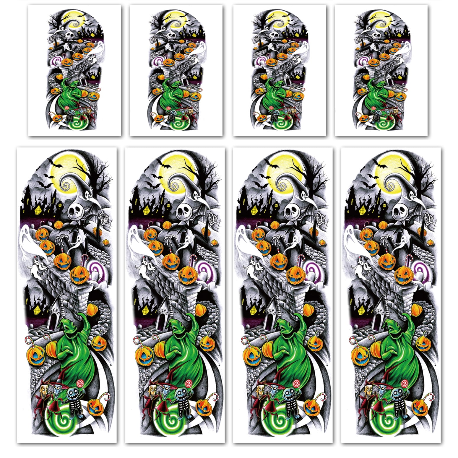 Halloween Sleeve Tattoo Designs