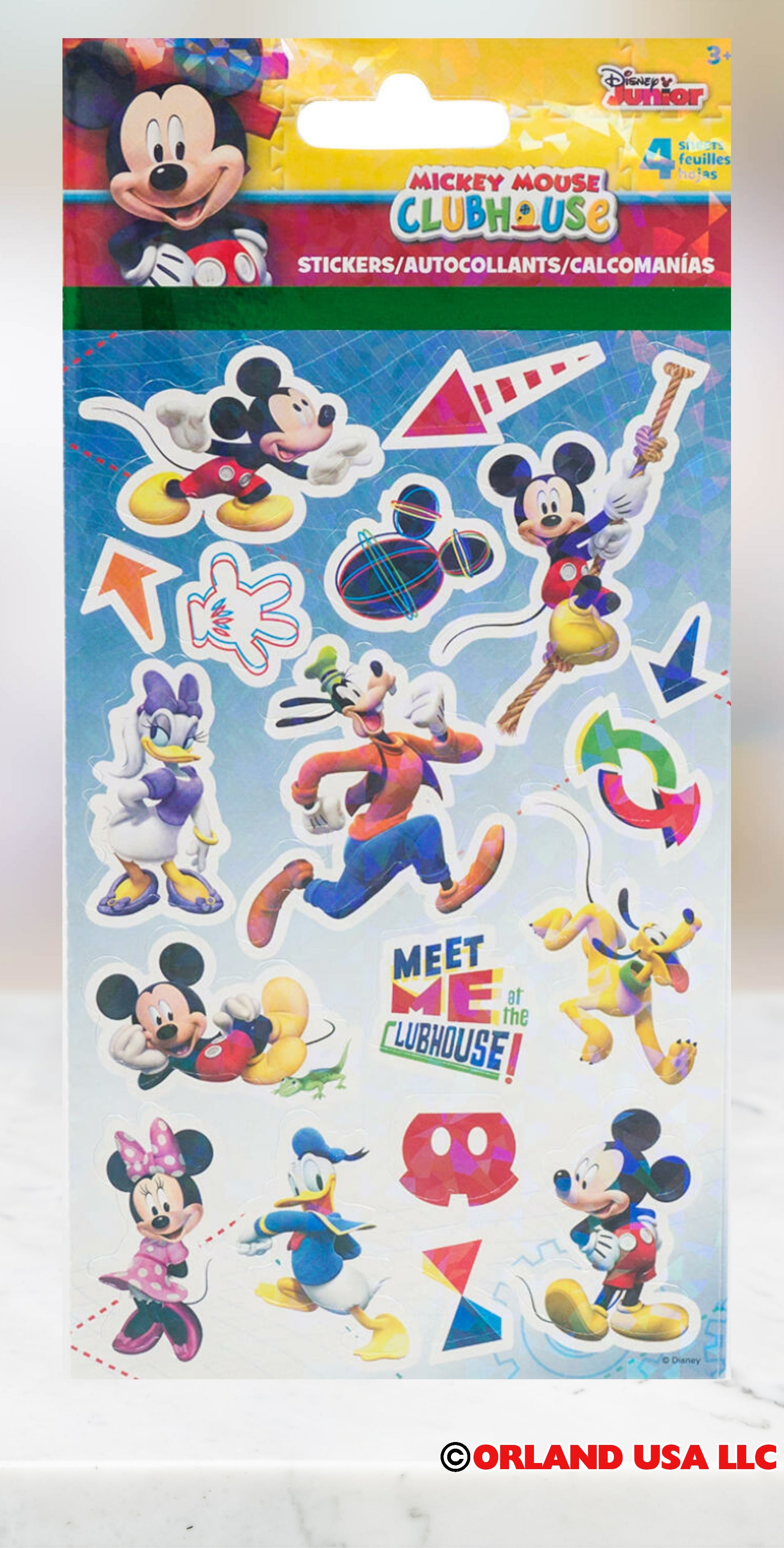 4 Sheet Mickey Mouse Disney Clubhouse Stickers - Walmart.com