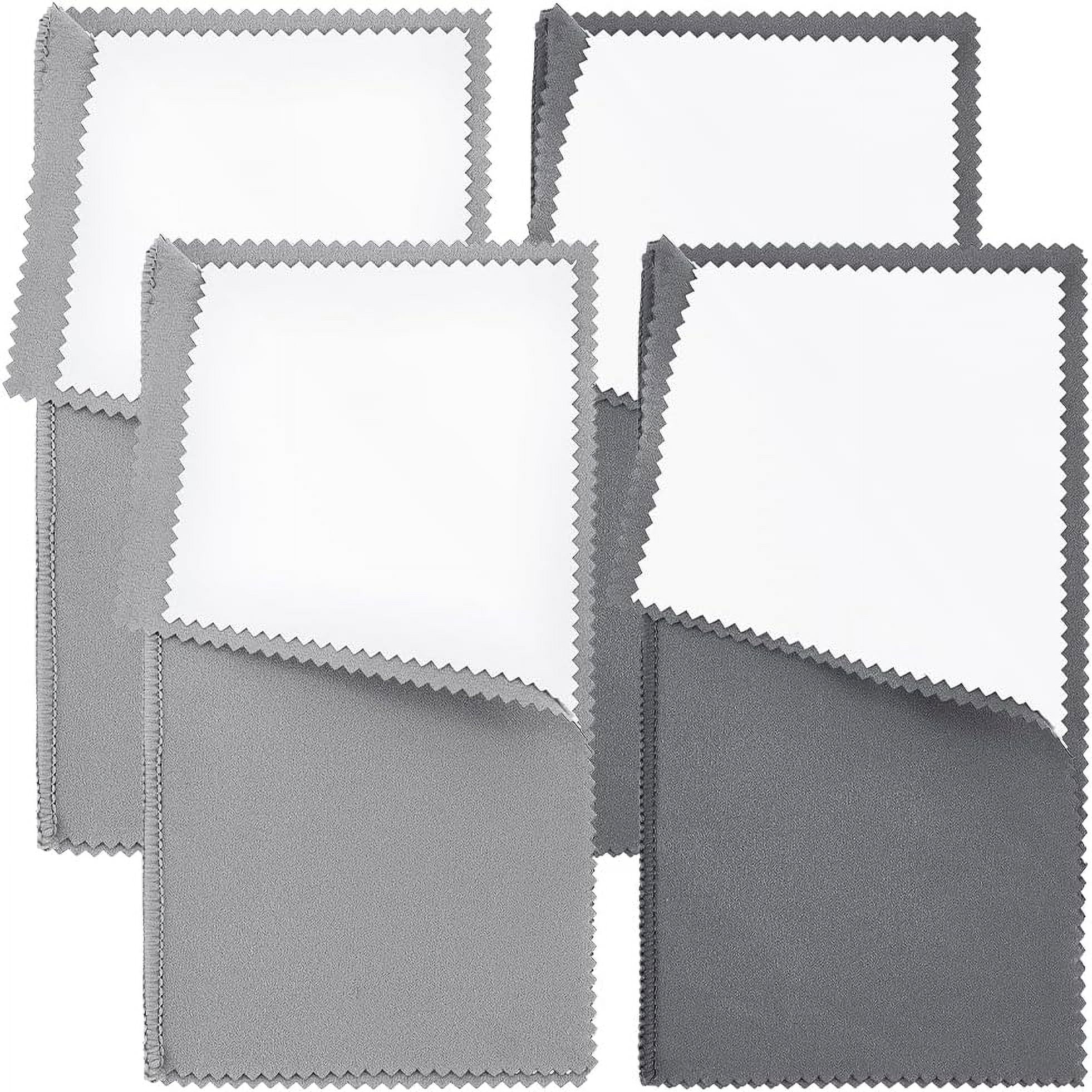 4 Sheets 2 Colors 4 Layers Silver Polishing Cloth Jewelry Cleaning ...